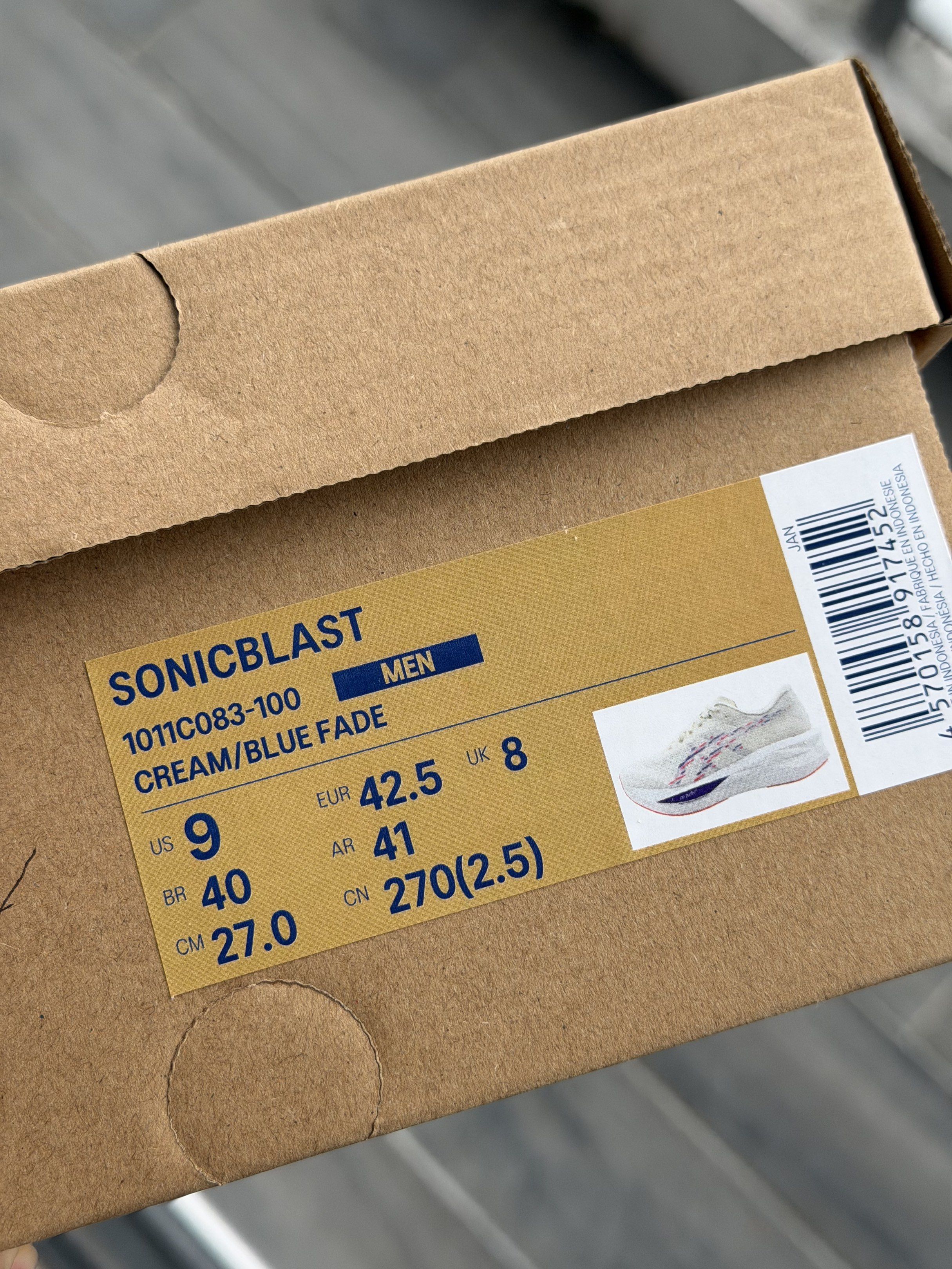 ASICS Sonicblast / Cream Blue, Men's Fashion, Footwear, Sneakers on ...