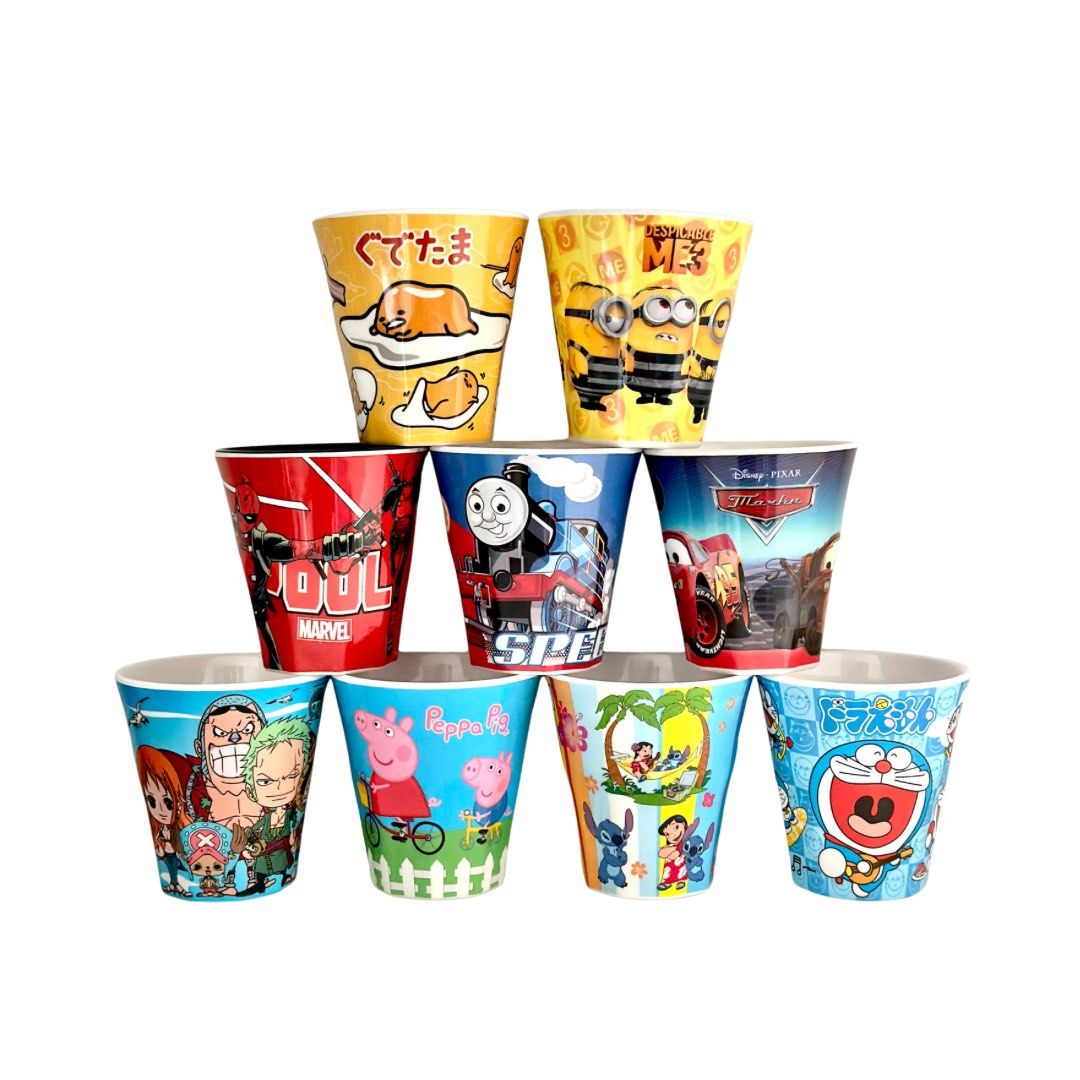Assorted Cups (gudetama egg despicable me minions marvel thomas train ...