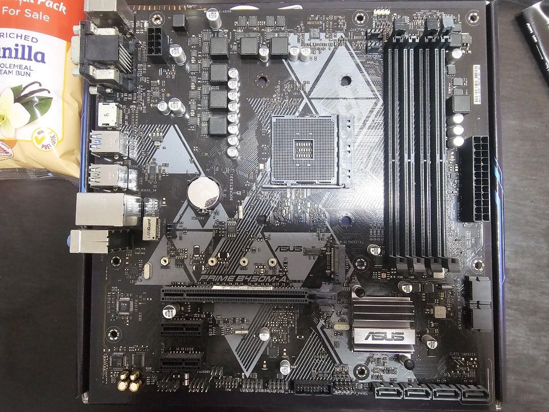 ASUS PRIME B450M-A Motherboard, Computers & Tech, Parts & Accessories ...