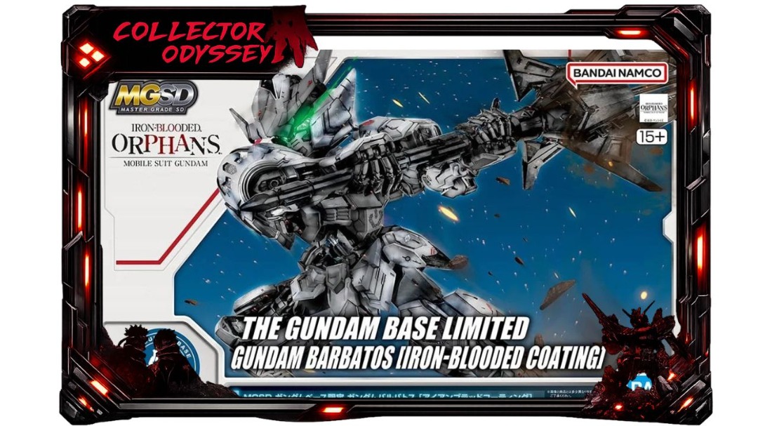 Bandai MGSD Gundam Base Limited Gundam Barbatos (Iron‑Blooded Coating ...