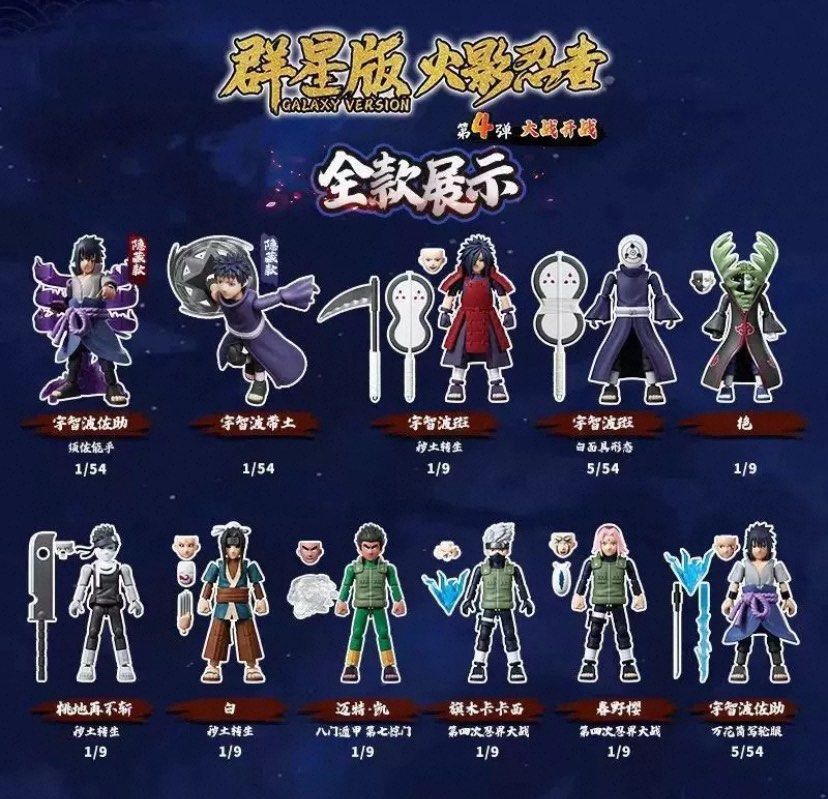 BLOKEES Naruto Shippuden Blind Box - Series 4, Hobbies & Toys, Toys ...