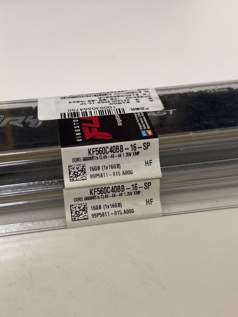 BRAND NEW KINGSTON DDR5 RAM 16GB X 2, Computers & Tech, Parts ...