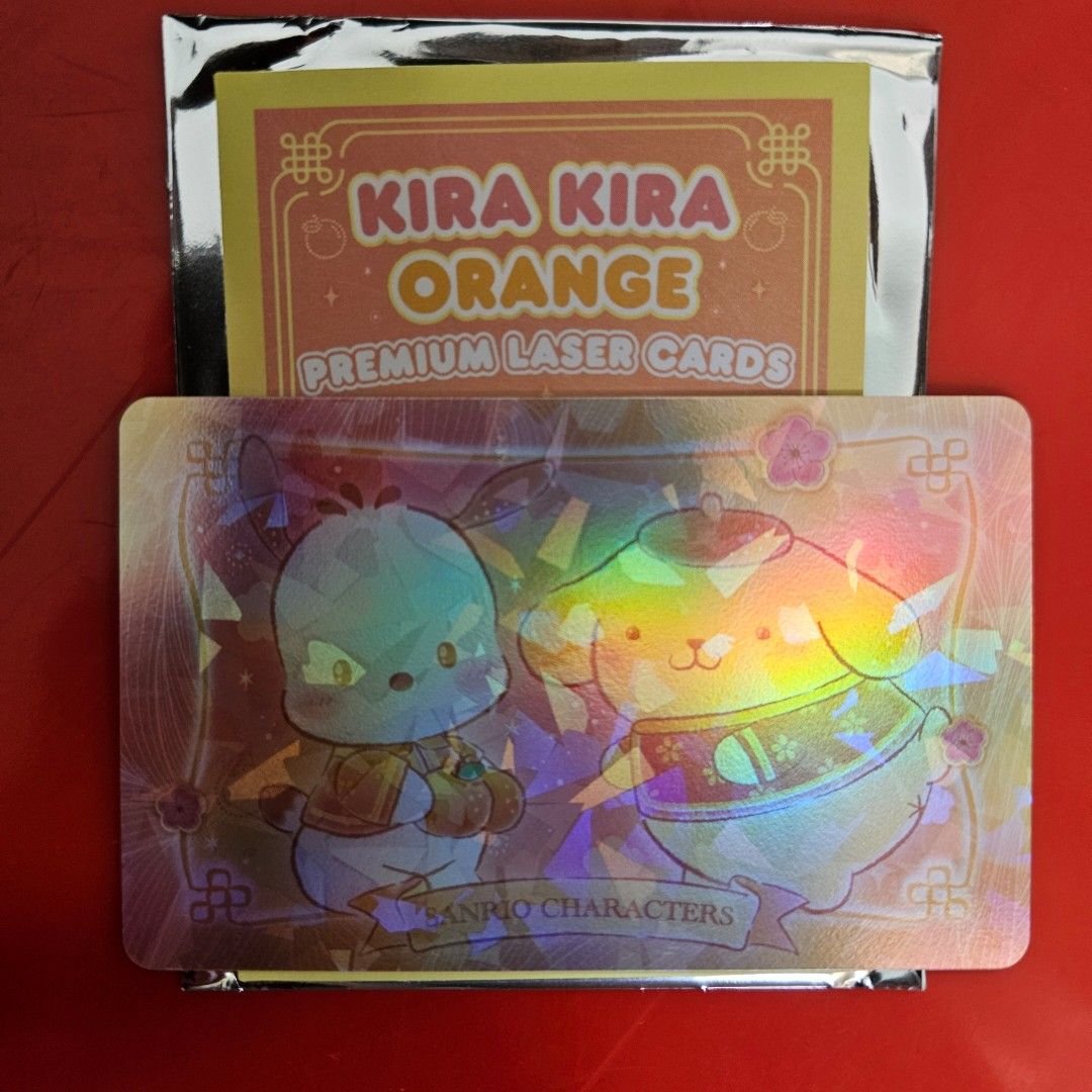 CPCM Sanrio Joy Ball Kira Kira Orange CNY 2026 Laser Foil Card ...