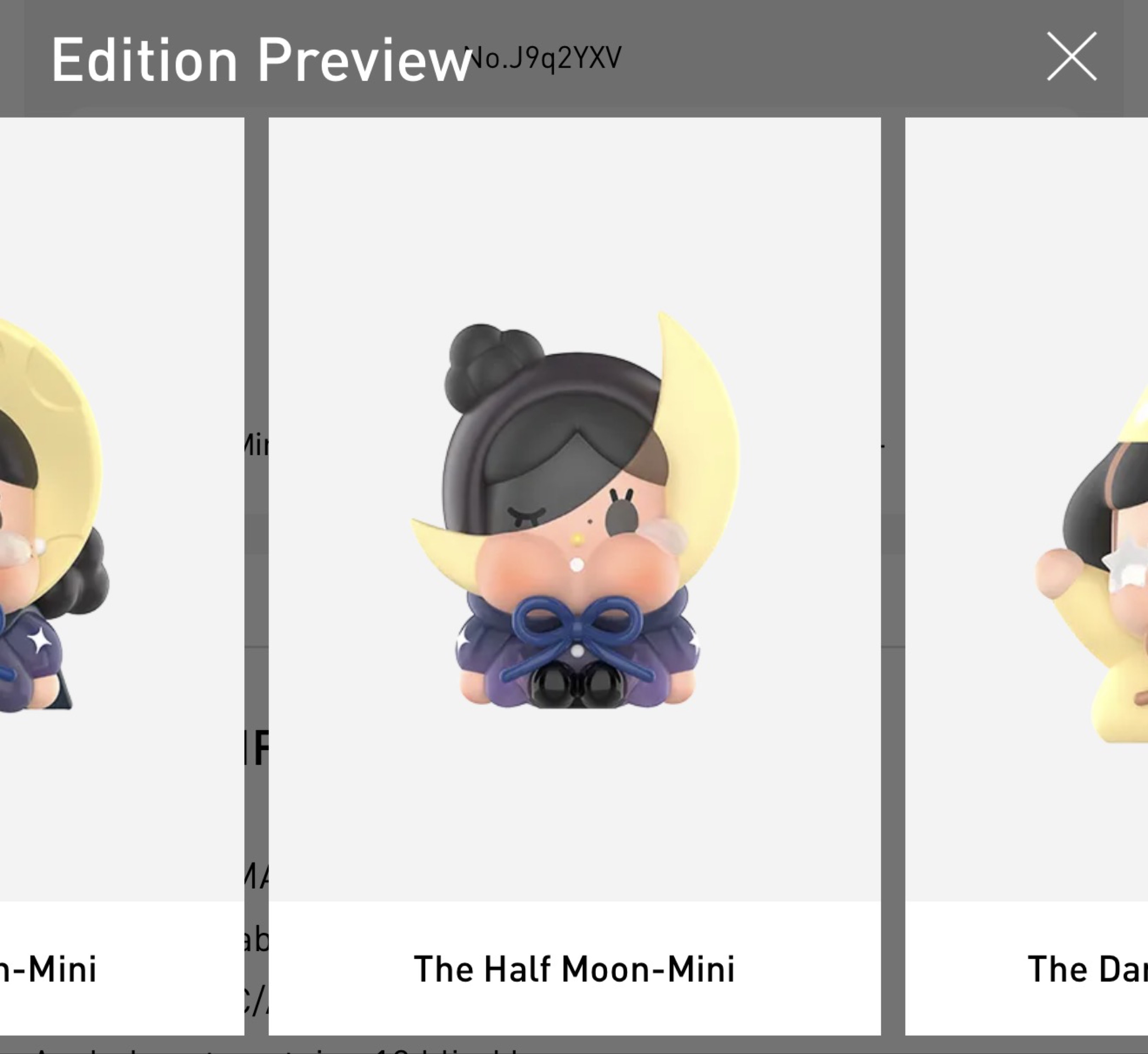 Crybaby Crying to the Moon: The Half Moon-Mini Figure, Hobbies & Toys ...