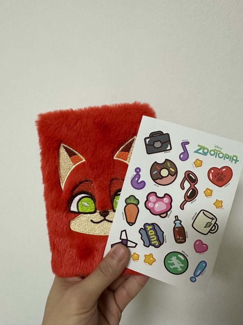 Disney Zootopia Plush Notebook (Singapore Airlines Exclusive), Hobbies ...