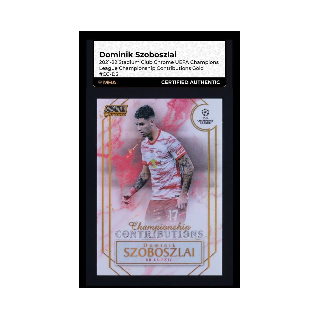 Dominik Szoboszlai Champions League Card - Gold, Hobbies & Toys, Toys ...