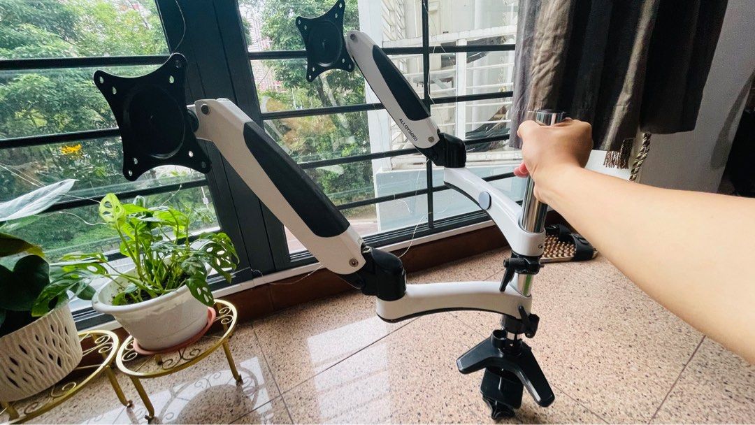 Dual Monitor Arm (Alloyseed), Computers & Tech, Parts & Accessories ...