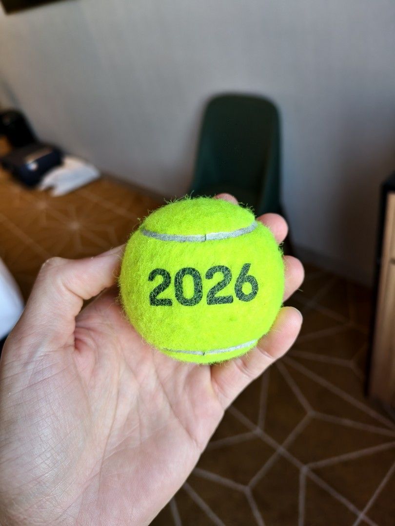 Dunlop AO 2026 Used Match Ball, Sports Equipment, Sports & Games ...