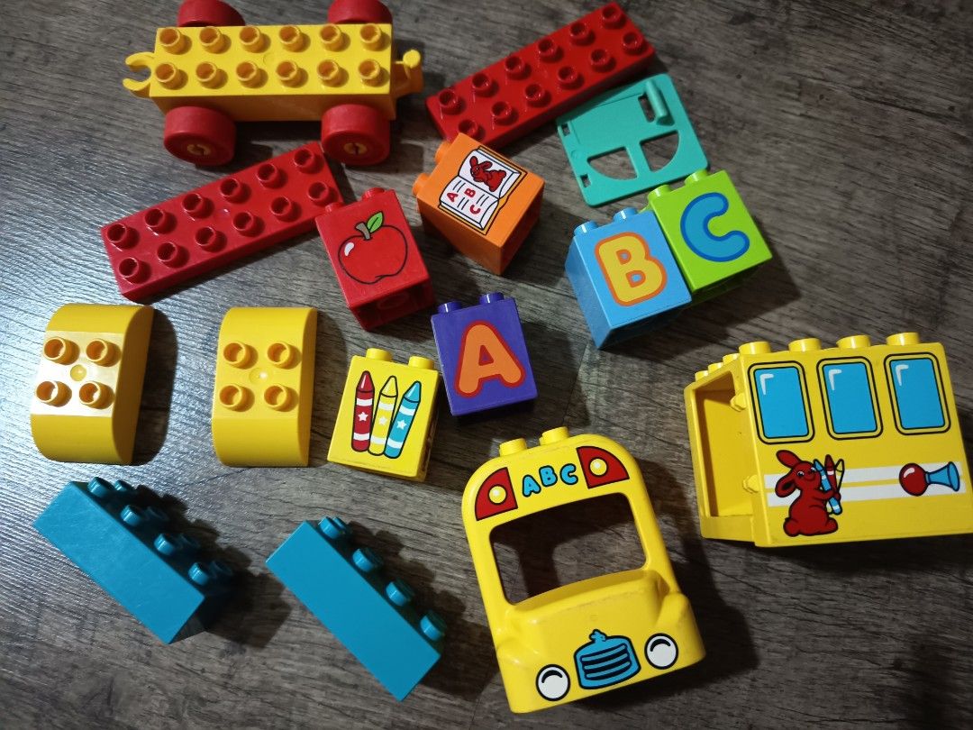 Duplo Building Blocks Set 10603 my first bus set, Hobbies & Toys, Toys ...