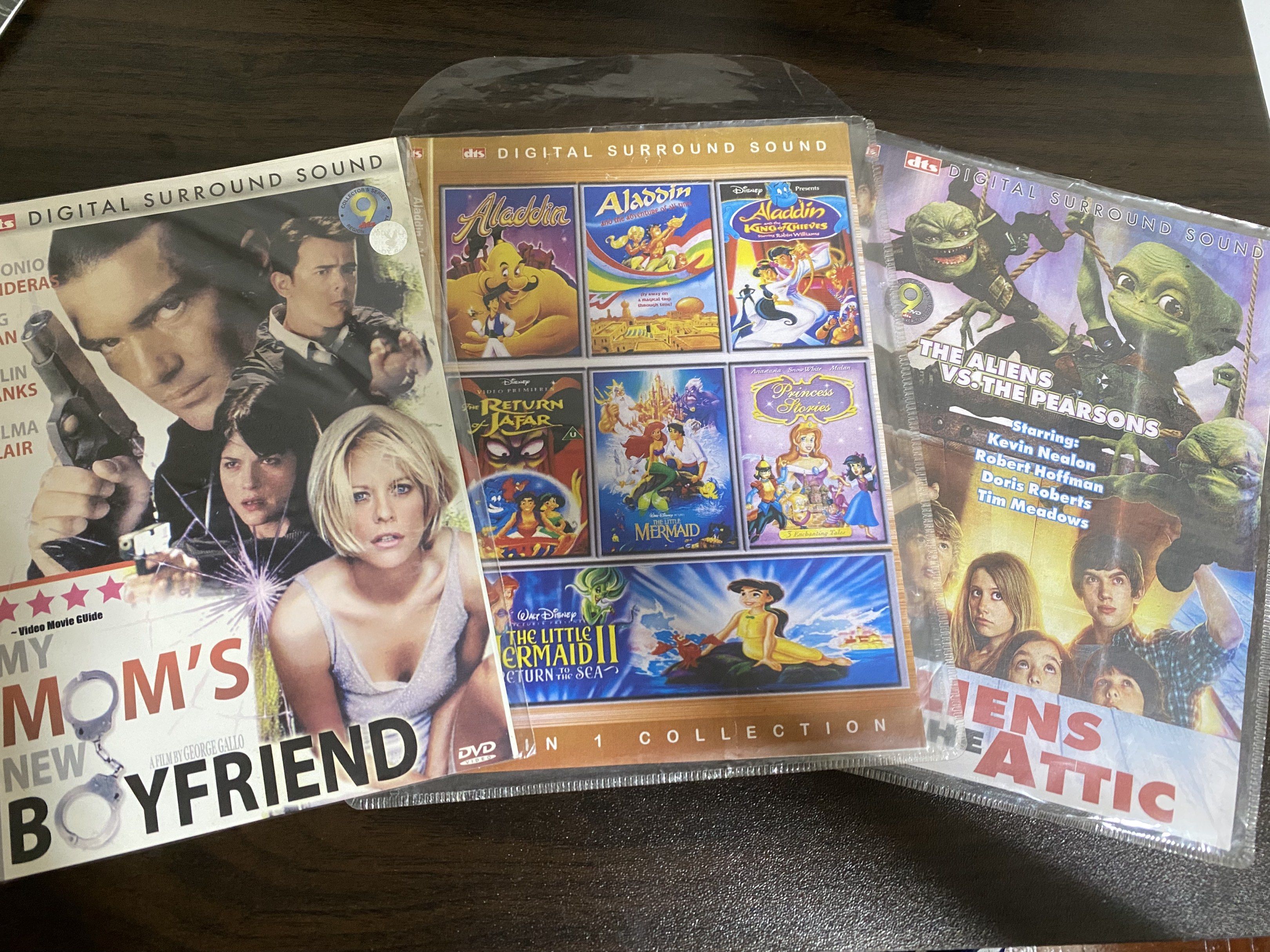 DVD Movie Collection - My Mom's New Boyfriend, Animated disney , Aliens ...