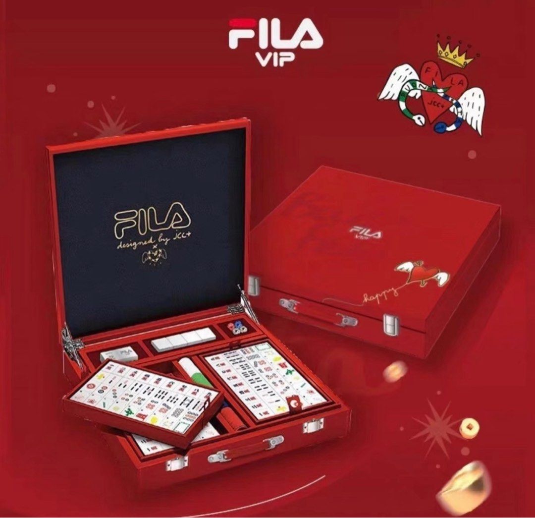 FILA 2026 Chinese New Year Mahjong Gift Box Set, Women's Fashion ...