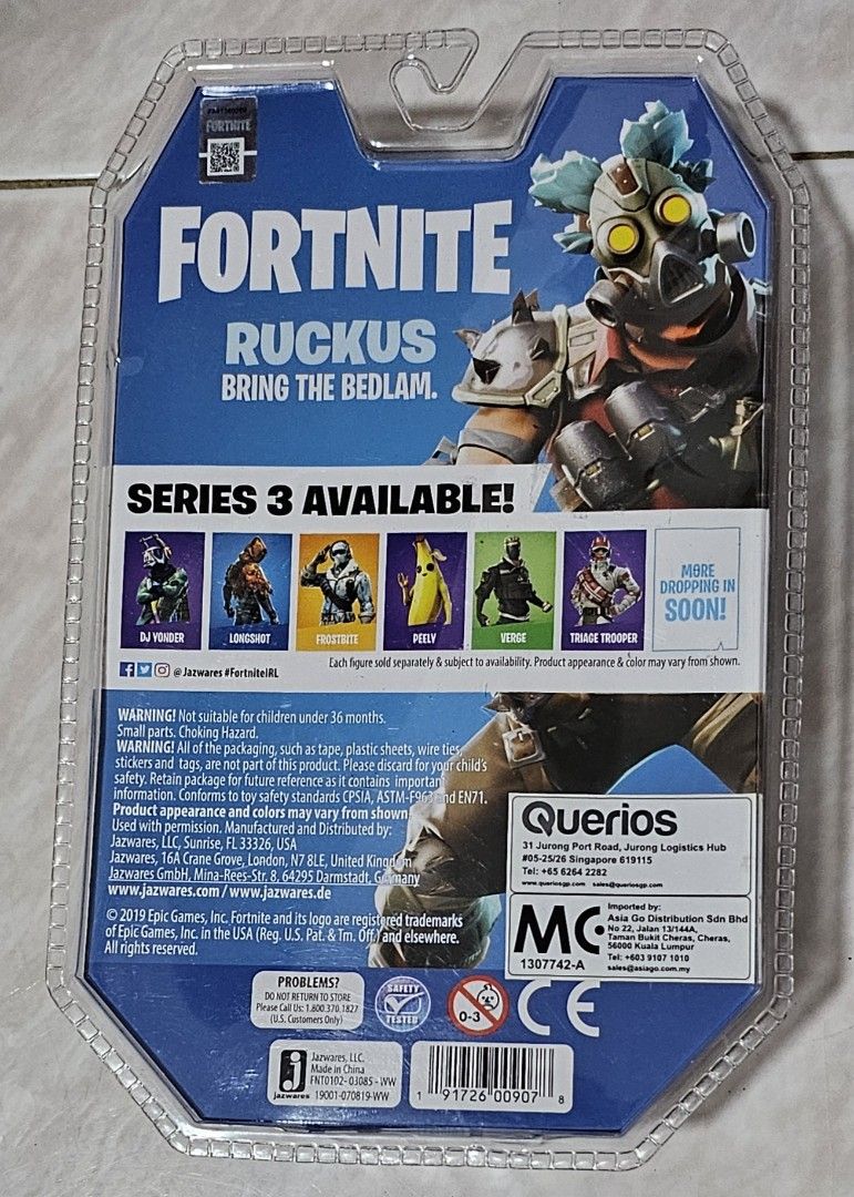 Fortnite Ruckus Solo Mode Action Figure, Hobbies & Toys, Toys & Games ...
