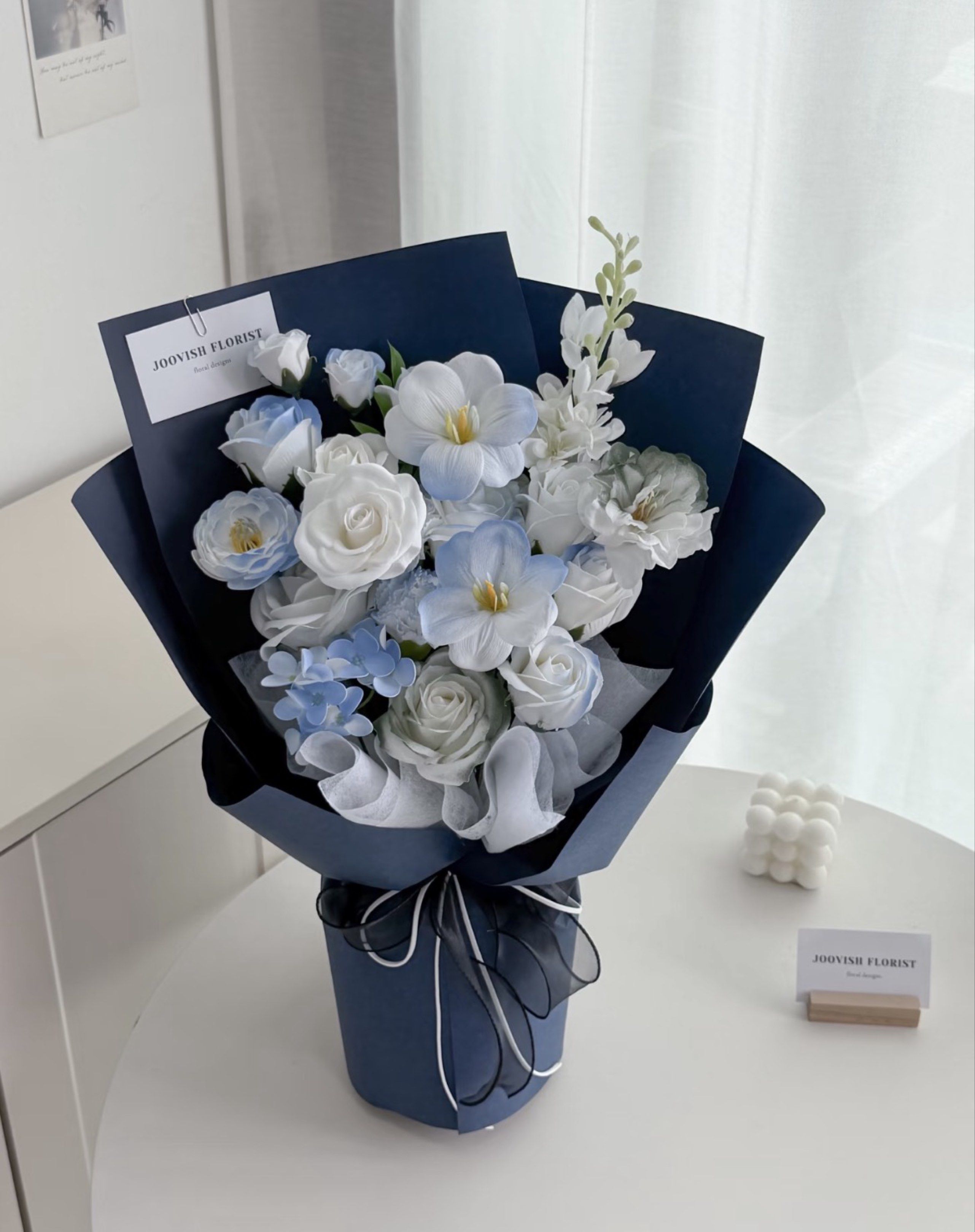 🔥FREE DELIVERY🔥 Valentine's Day Preserved Soap Flower Rose Bouquet ...