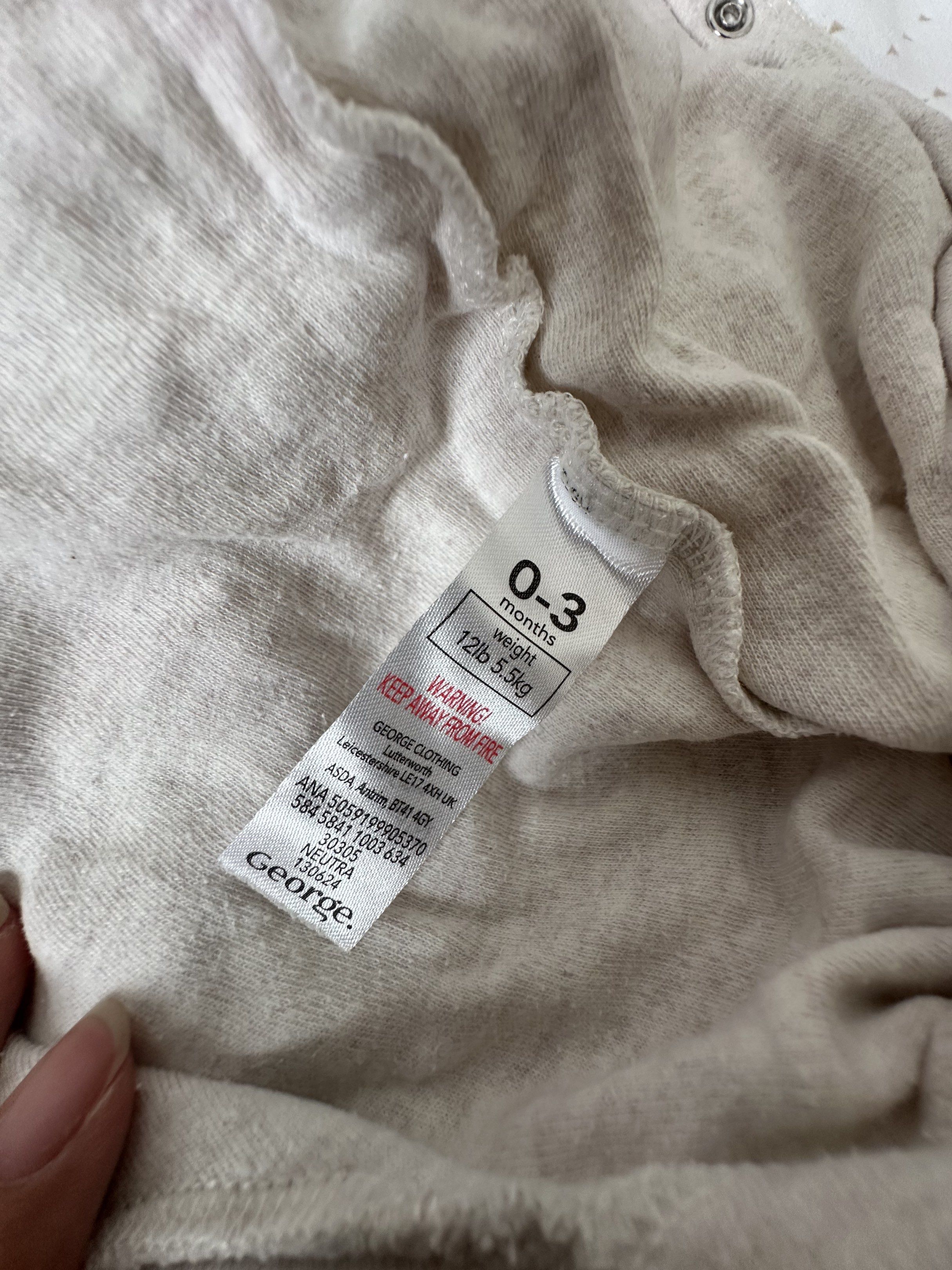 George Baby UK 3 in 1 sleepsuit combo, Babies & Kids, Babies & Kids ...