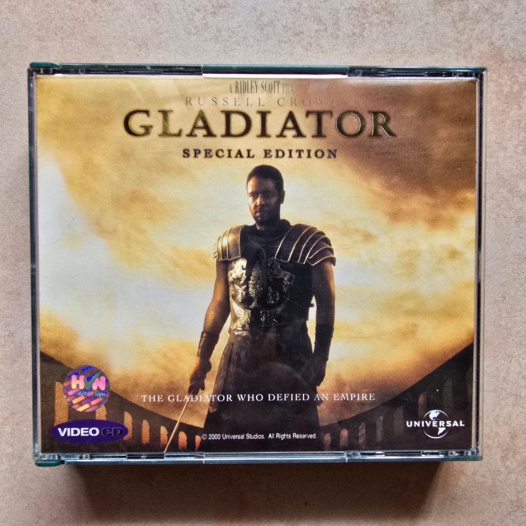 Gladiator: Special Edition (VCD Movie) 💽📀💿, Hobbies & Toys, Music ...