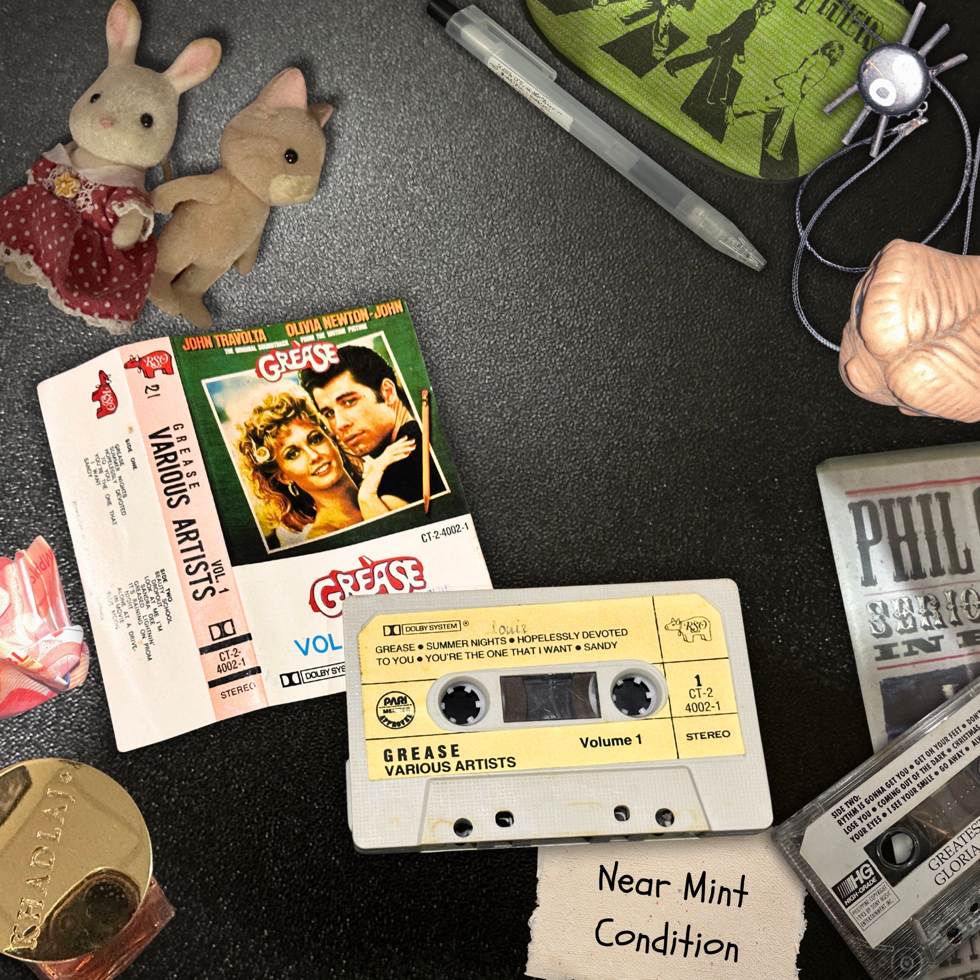 Grease Original Motion Picture Soundtrack Cassette Grease Cassette Tape ...