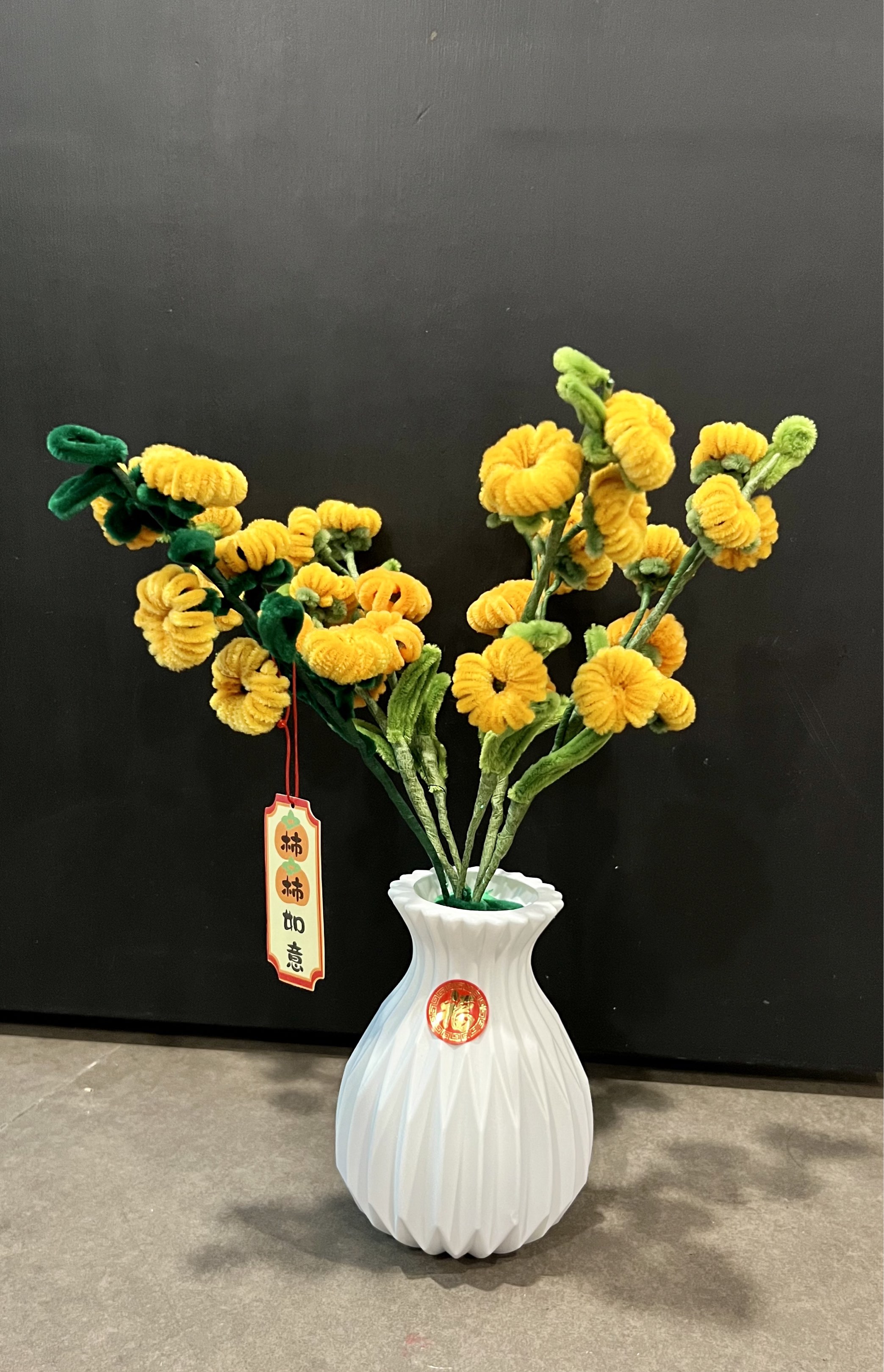 Home festive luna让new year decor handmade lucky persimmons display 柿柿如意 ...