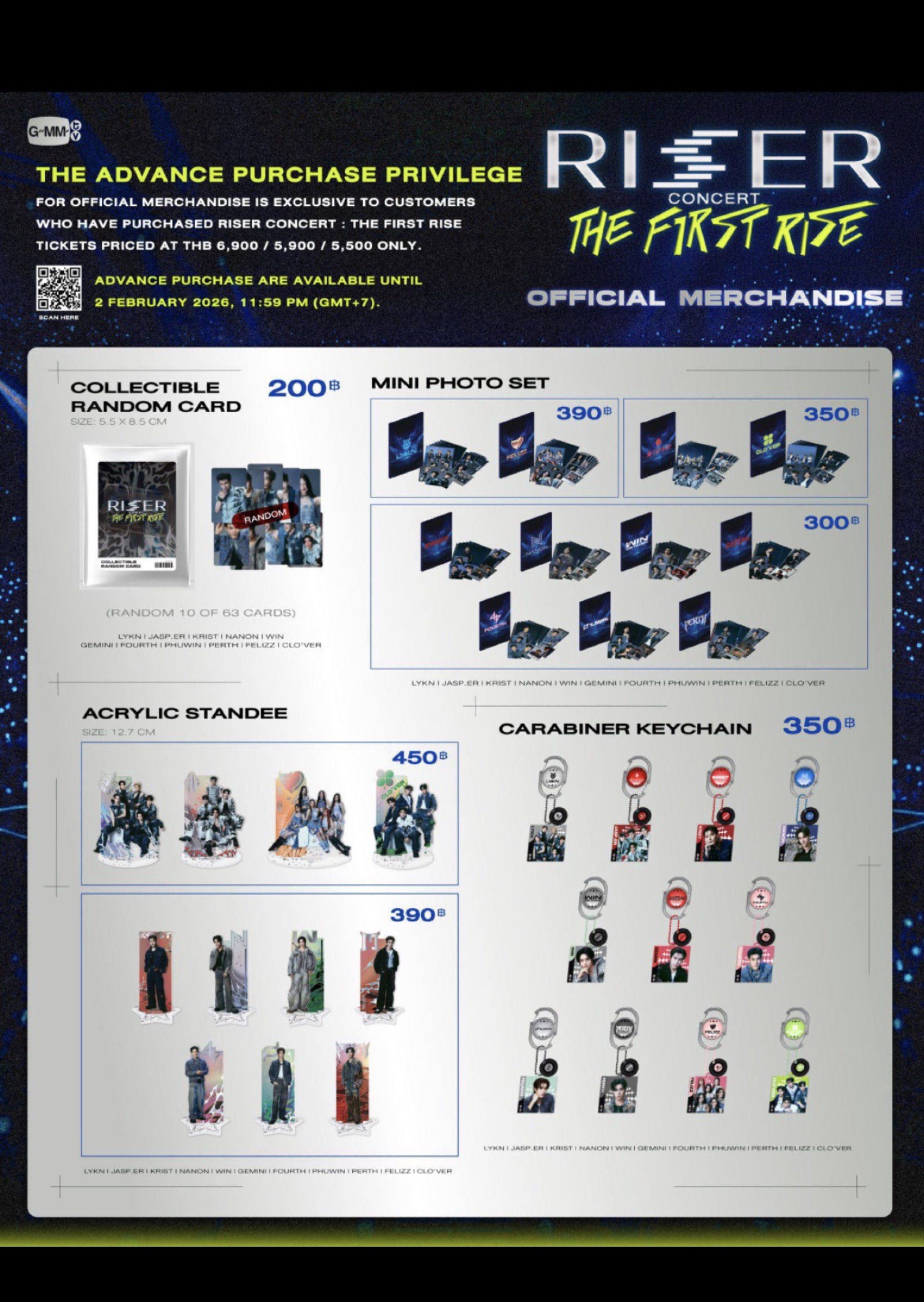 HTB: GMMTV Riser Concert: The First Rise Official Merchandise, Hobbies ...