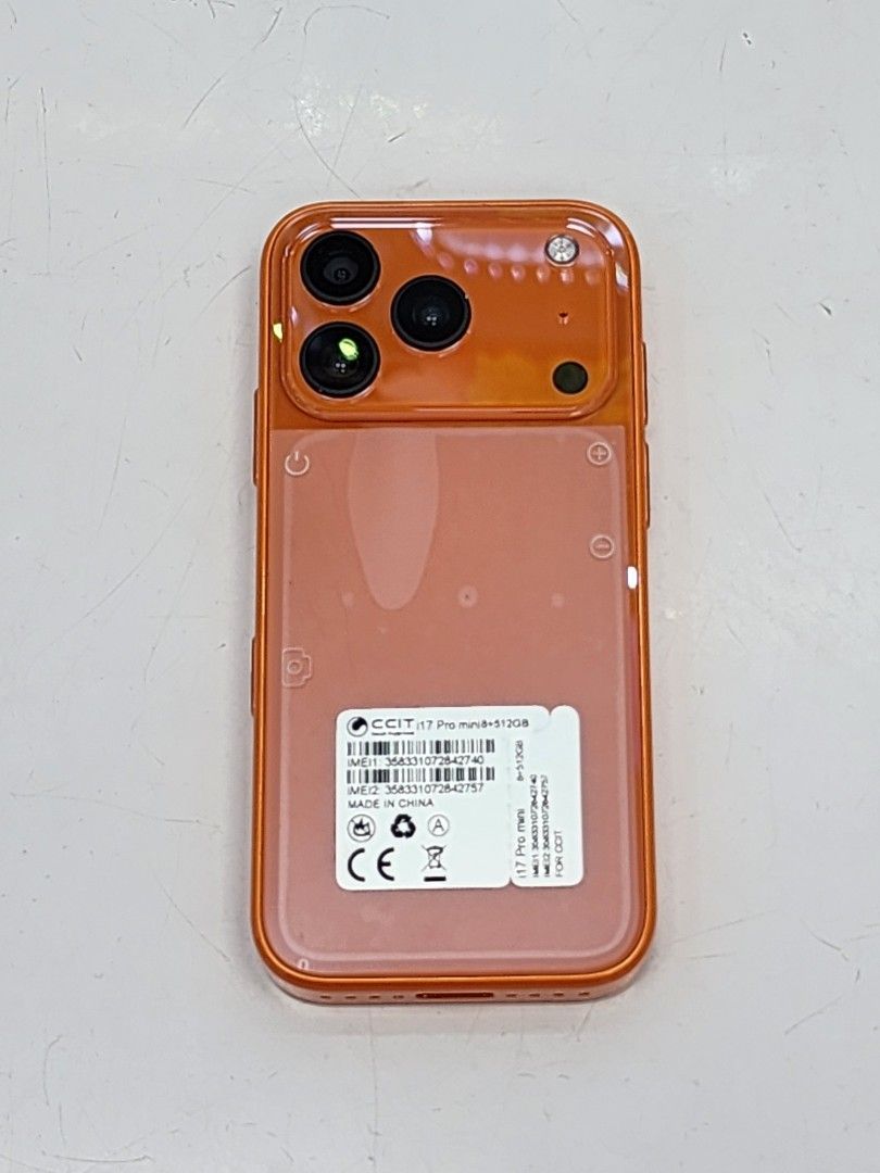 i17 Pro Mini 5G Smartphone - Orange iphone 17 Pro Max mini, Everything ...