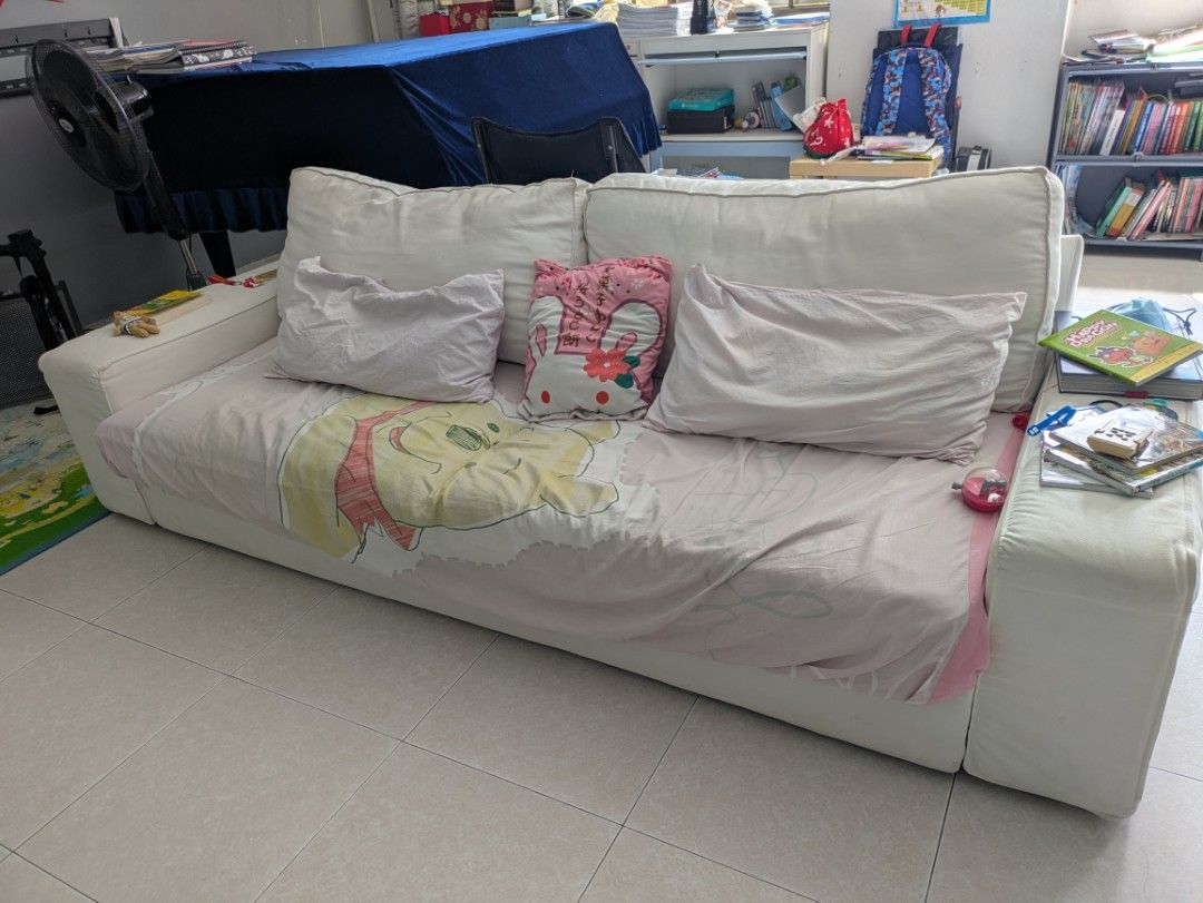 IKEA KIVIK Sofa Bed with Storage, Furniture & Home Living, Furniture ...