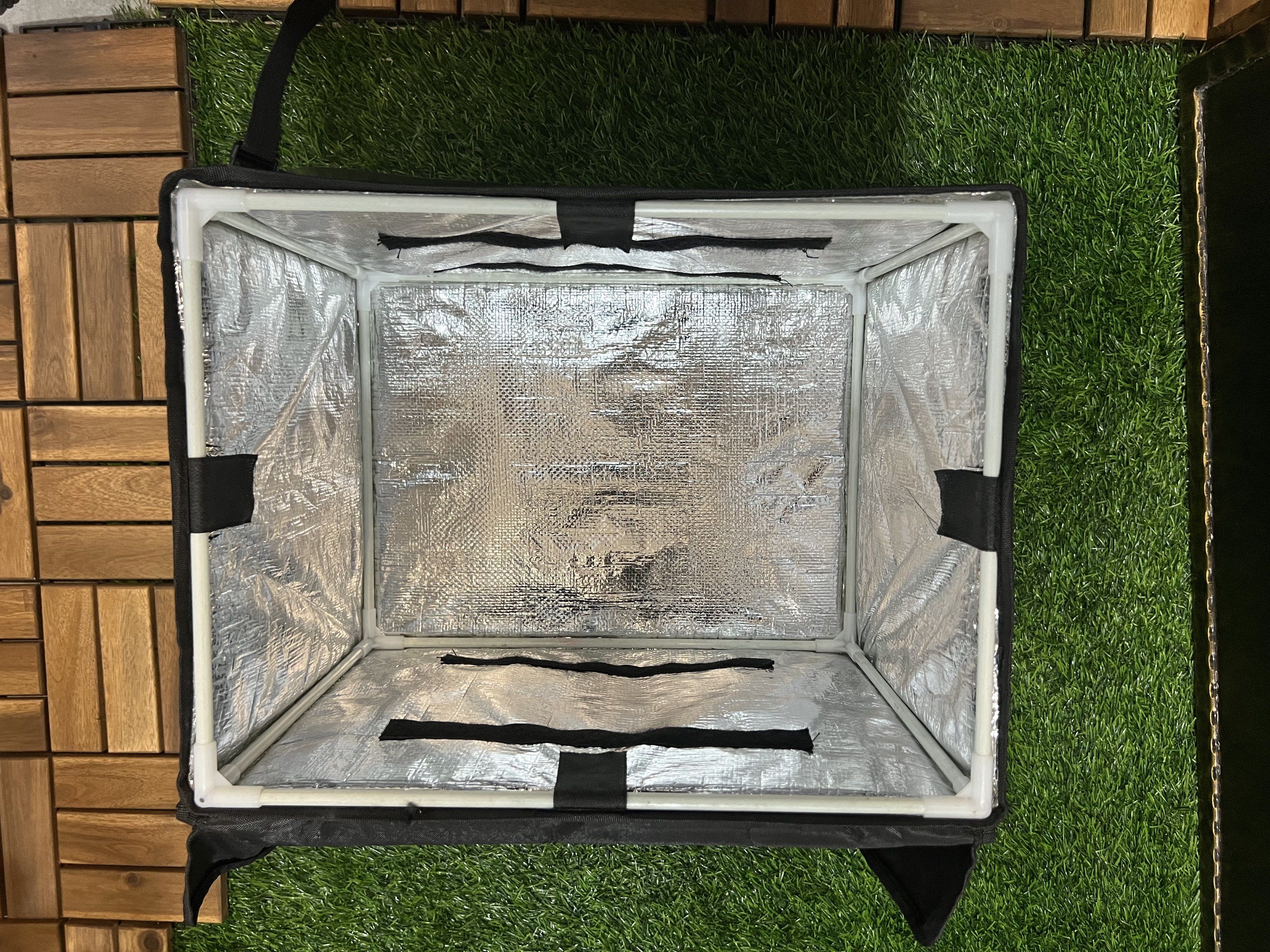 Insulated Delivery Bag - Black, Sports Equipment, Bicycles & Parts ...