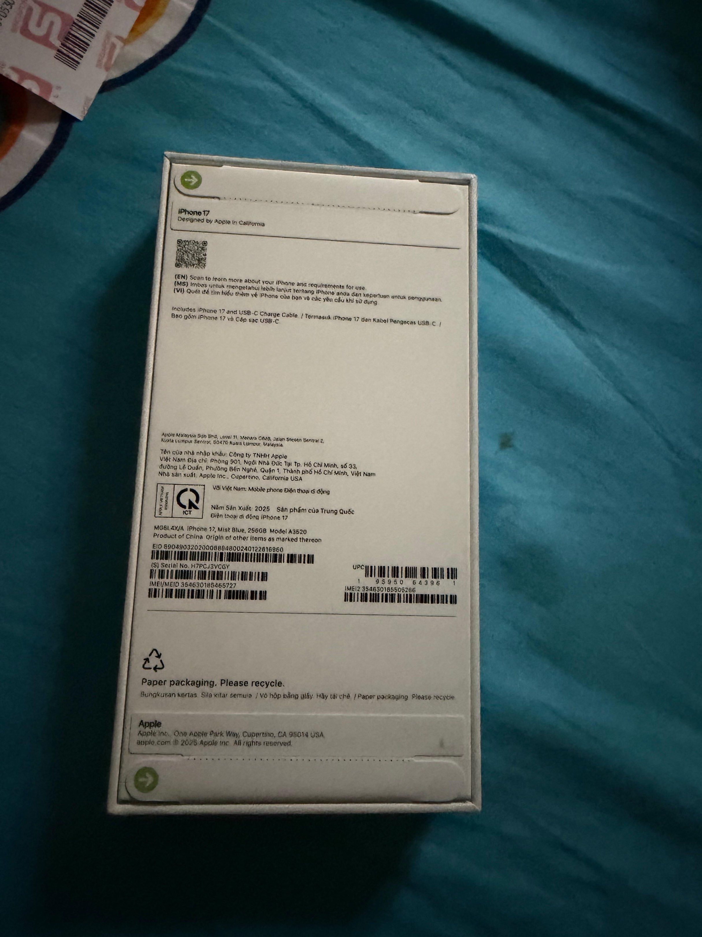 iPhone 17 256GB Mist Blue, Mobile Phones & Gadgets, Mobile Phones ...