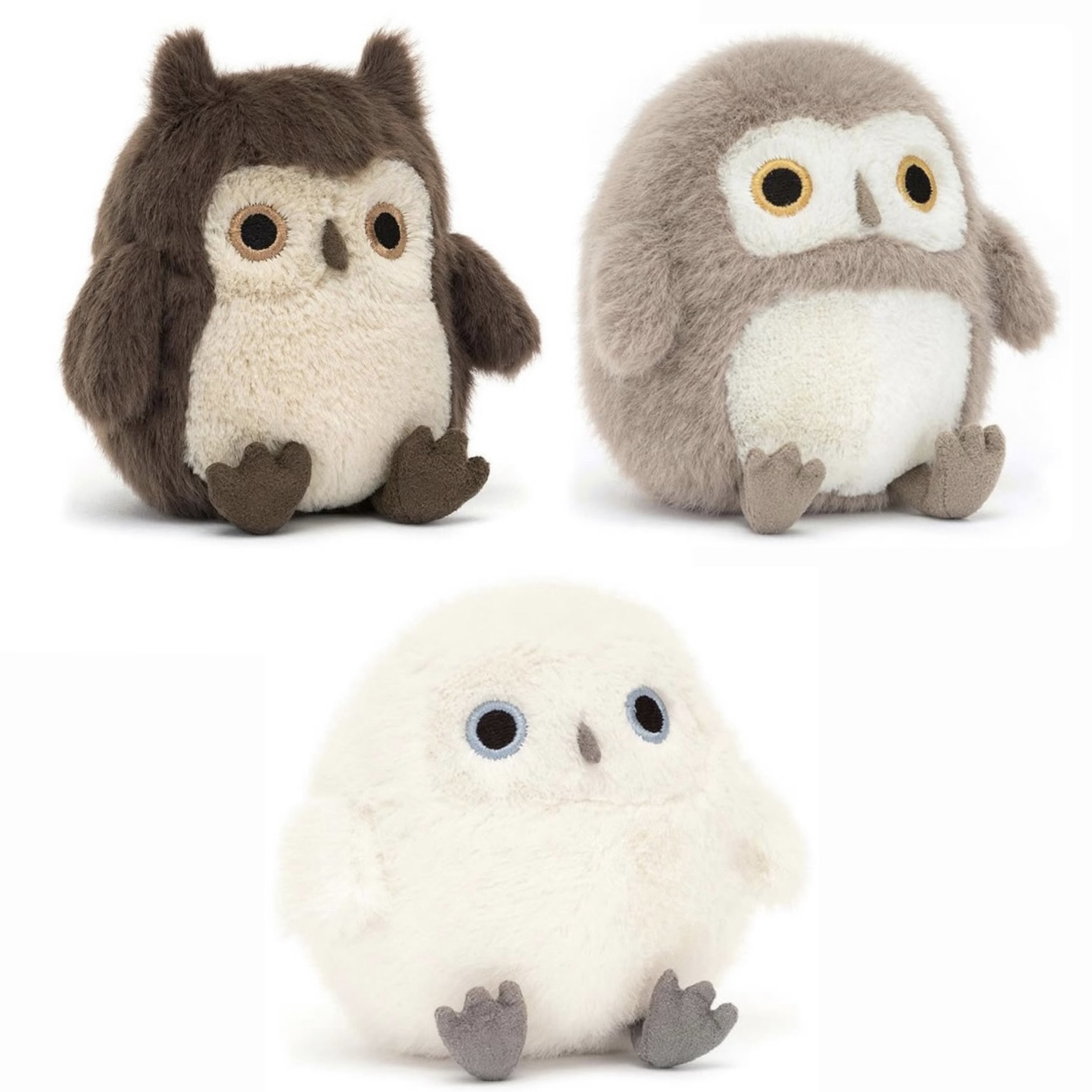 Jellycat Owling (Brown/Barn/Snowy), Hobbies & Toys, Toys & Games on ...