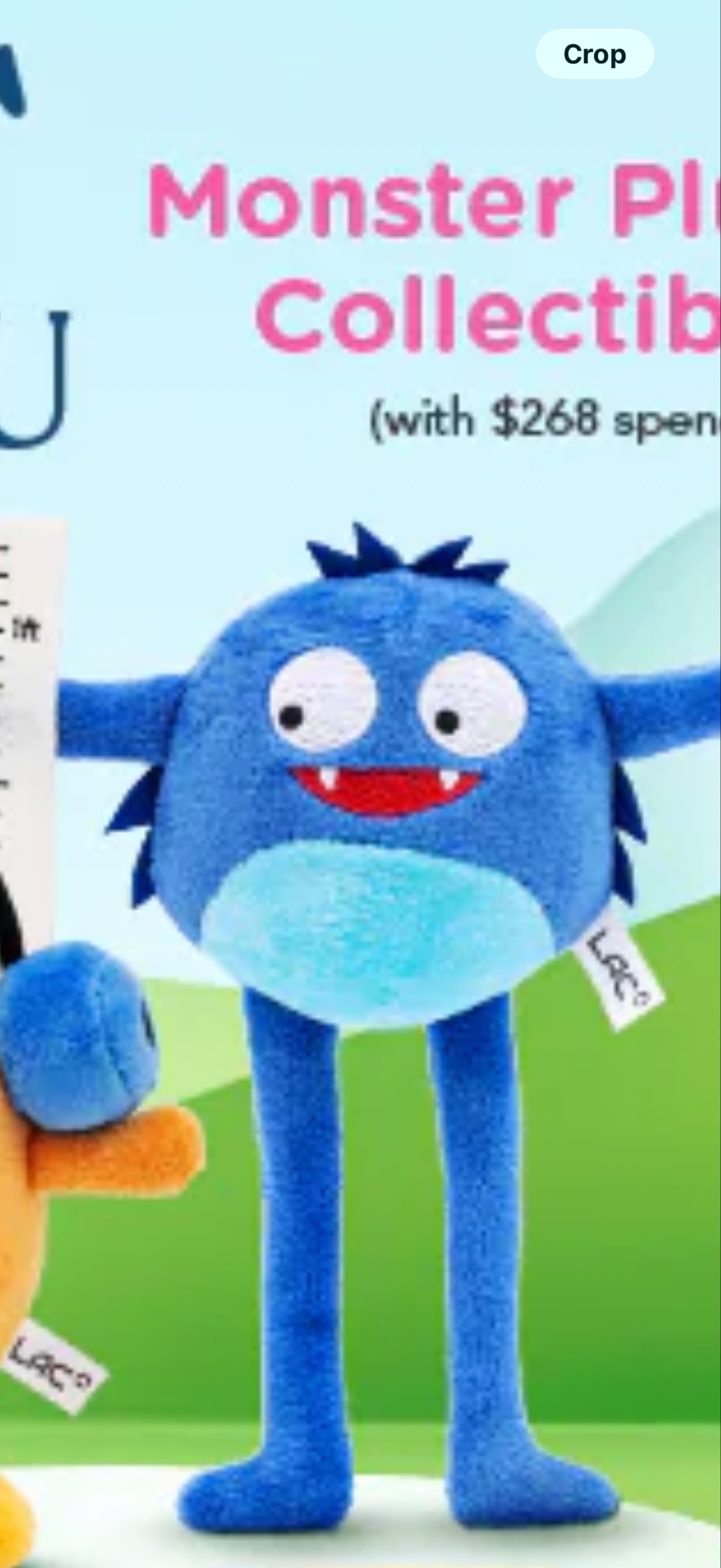 LAC Monster Plushie Collectible - Blue, Hobbies & Toys, Toys & Games on ...