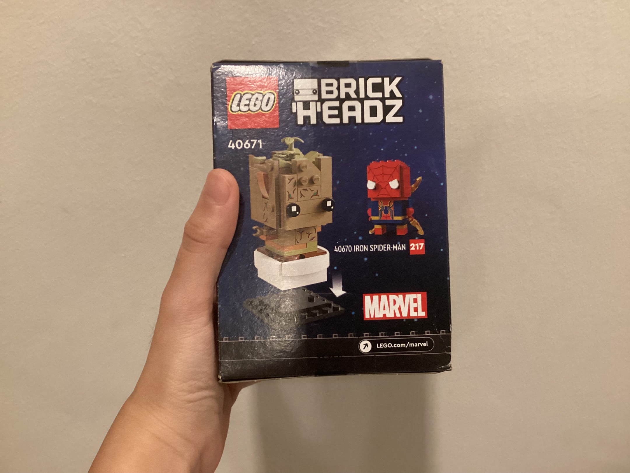 Lego Marvel BRICK HEADZ Potted Groot, Hobbies & Toys, Toys & Games on ...