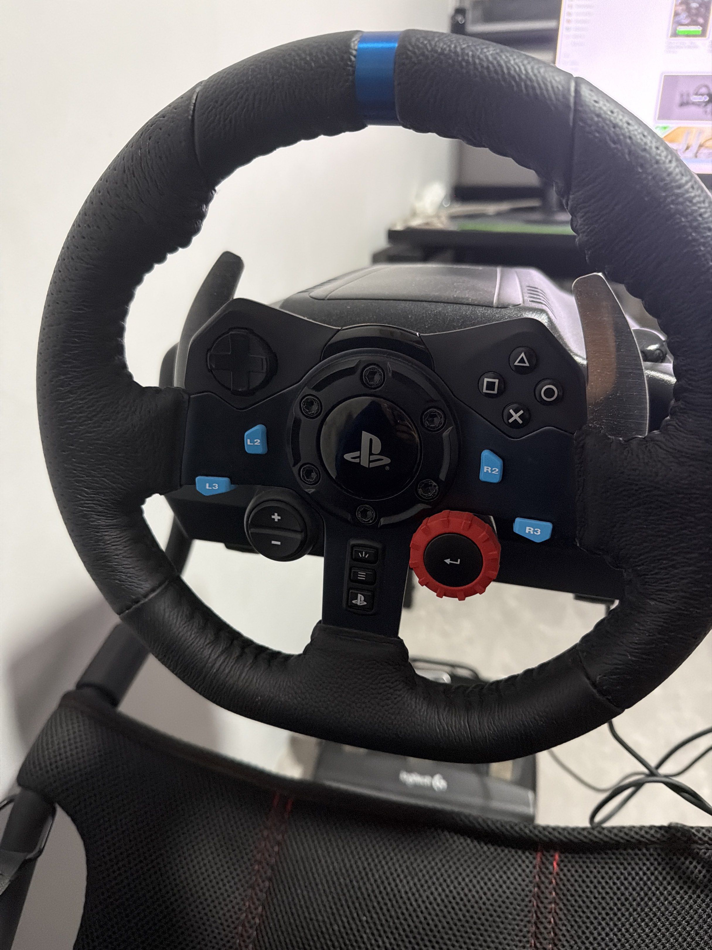 Logitech G29 Racing Wheel and Pedals, Video Gaming, Gaming Accessories ...