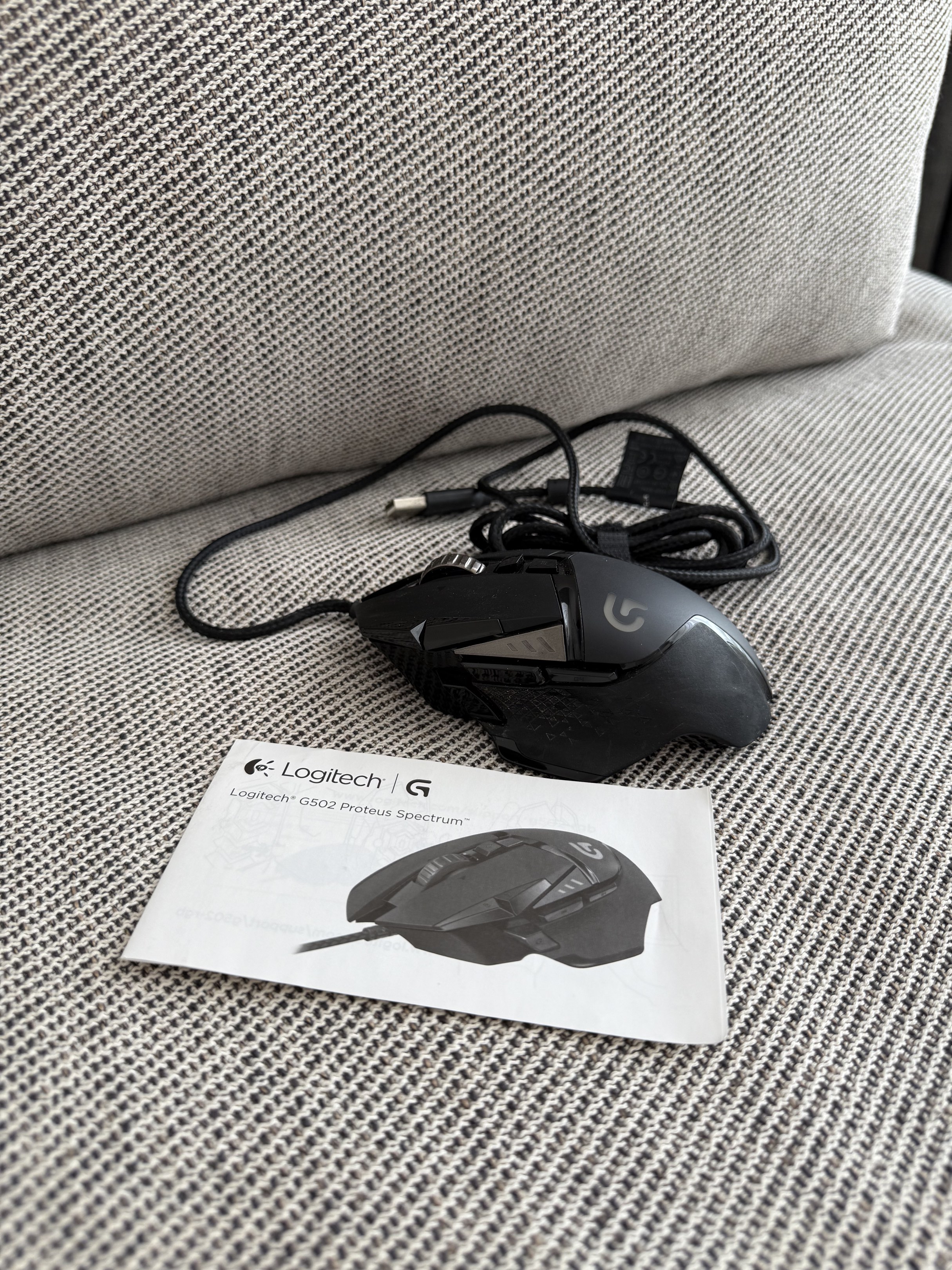 Logitech G502 Proteus Spectrum, Computers & Tech, Parts & Accessories ...