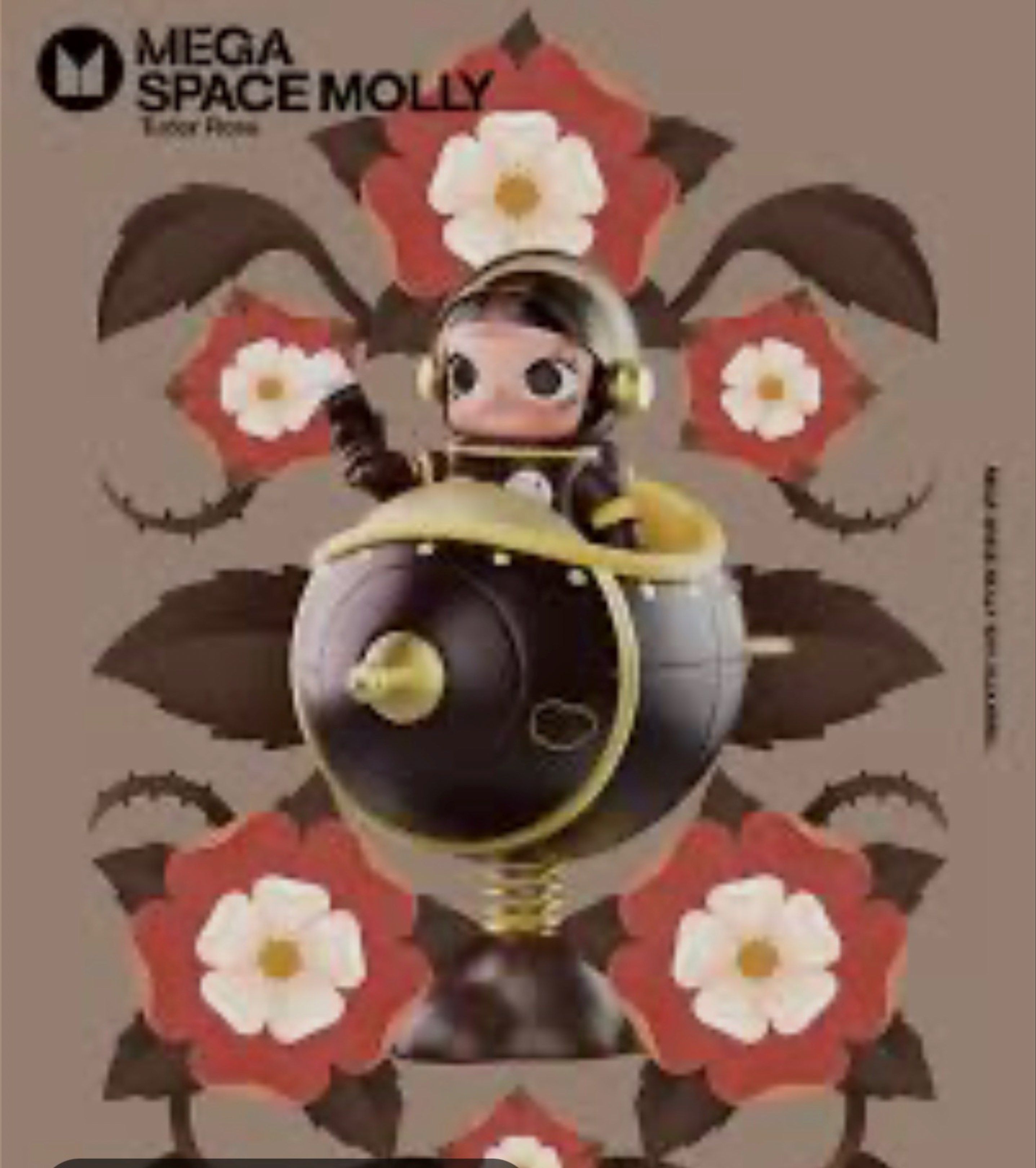 Mega Space Molly 100% Blooming - Tudor Rose, Hobbies & Toys, Toys ...