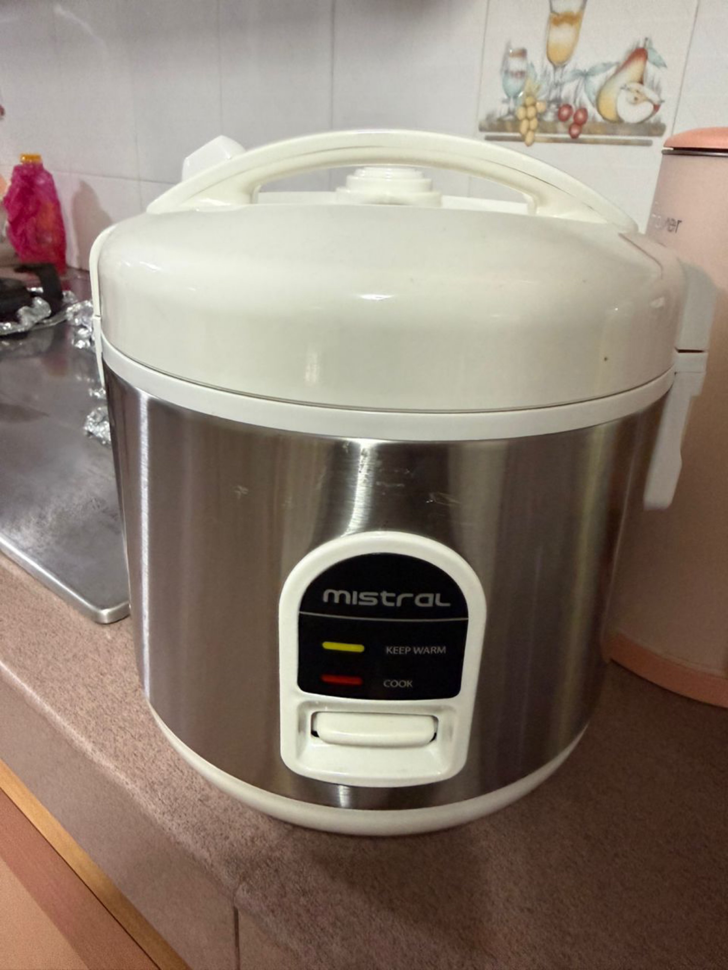 Mistral Rice Cooker - Stainless Steel, TV & Home Appliances, Kitchen ...