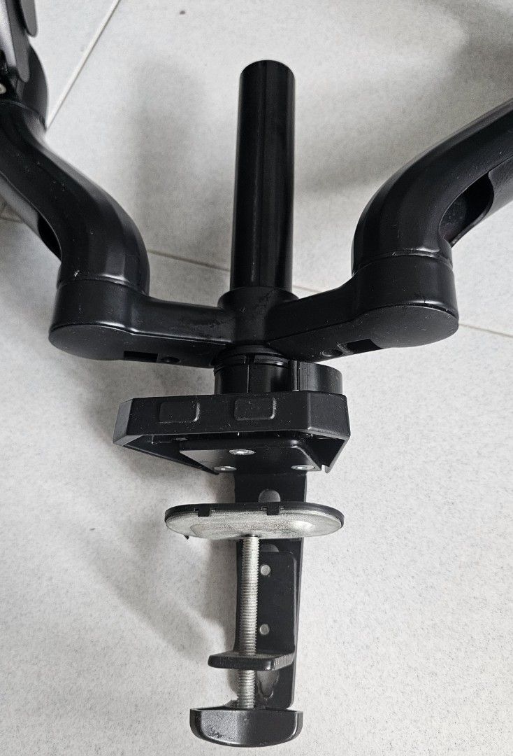 Monitor Mount - 360 degree Dual Monitor Arm - Black, Computers & Tech ...