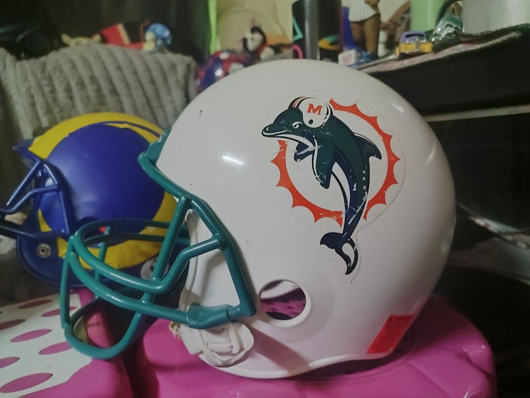 NFL Football Helmets - Jacksonville Jaguars, Miami Dolphins, LA Rams ...