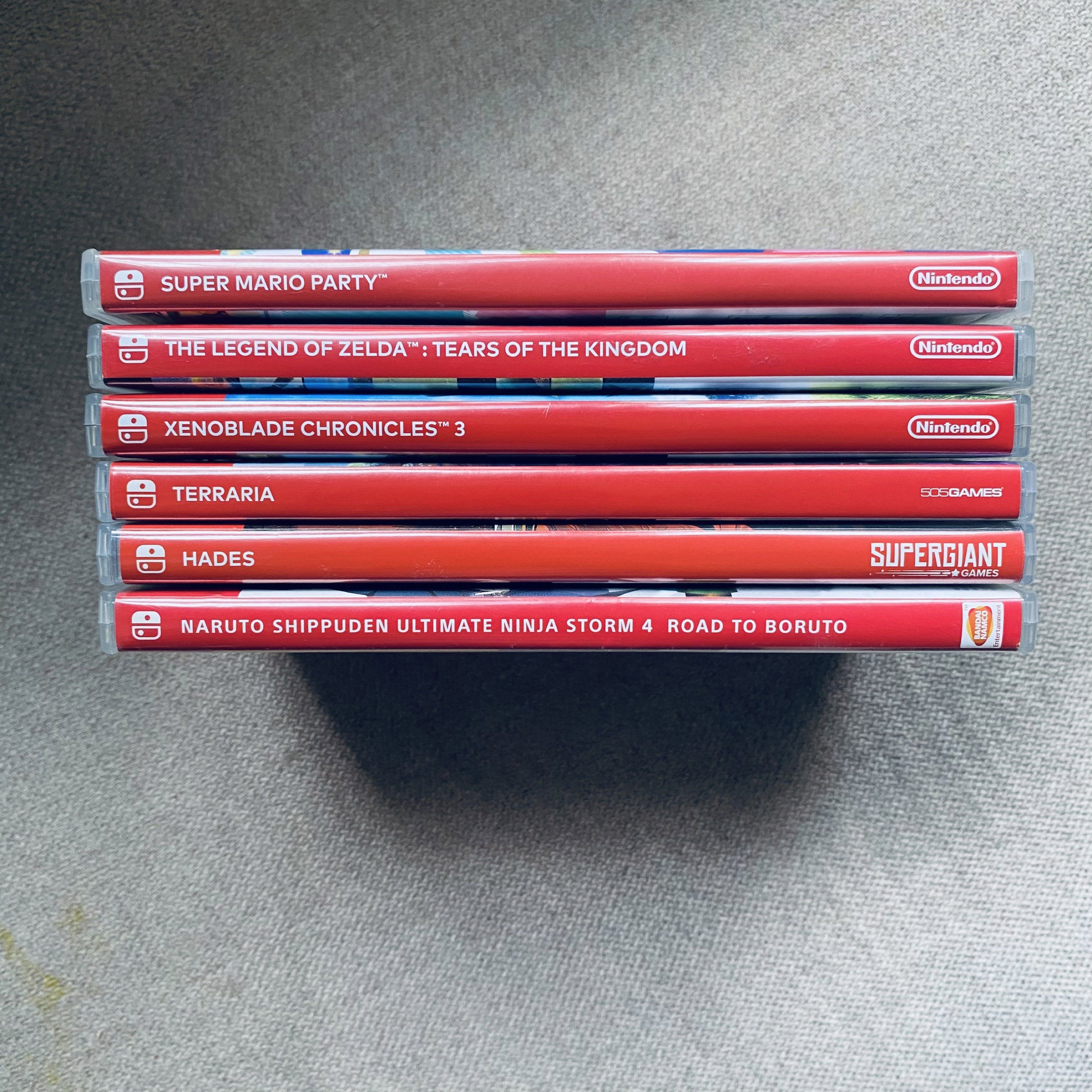 Nintendo Switch Games - Mario Naruto Hades Terraria Zelda Hogwarts ...