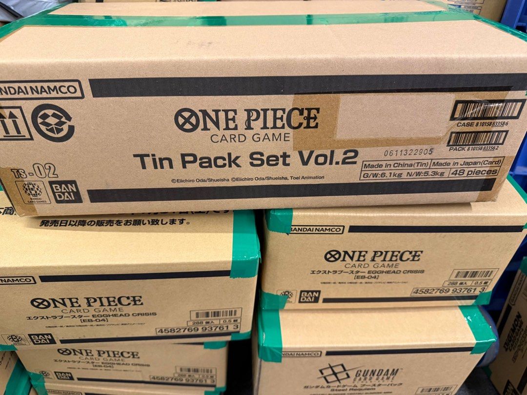 One Piece Card Game Tin Pack Set Vol. 2 English, Hobbies & Toys, Toys ...