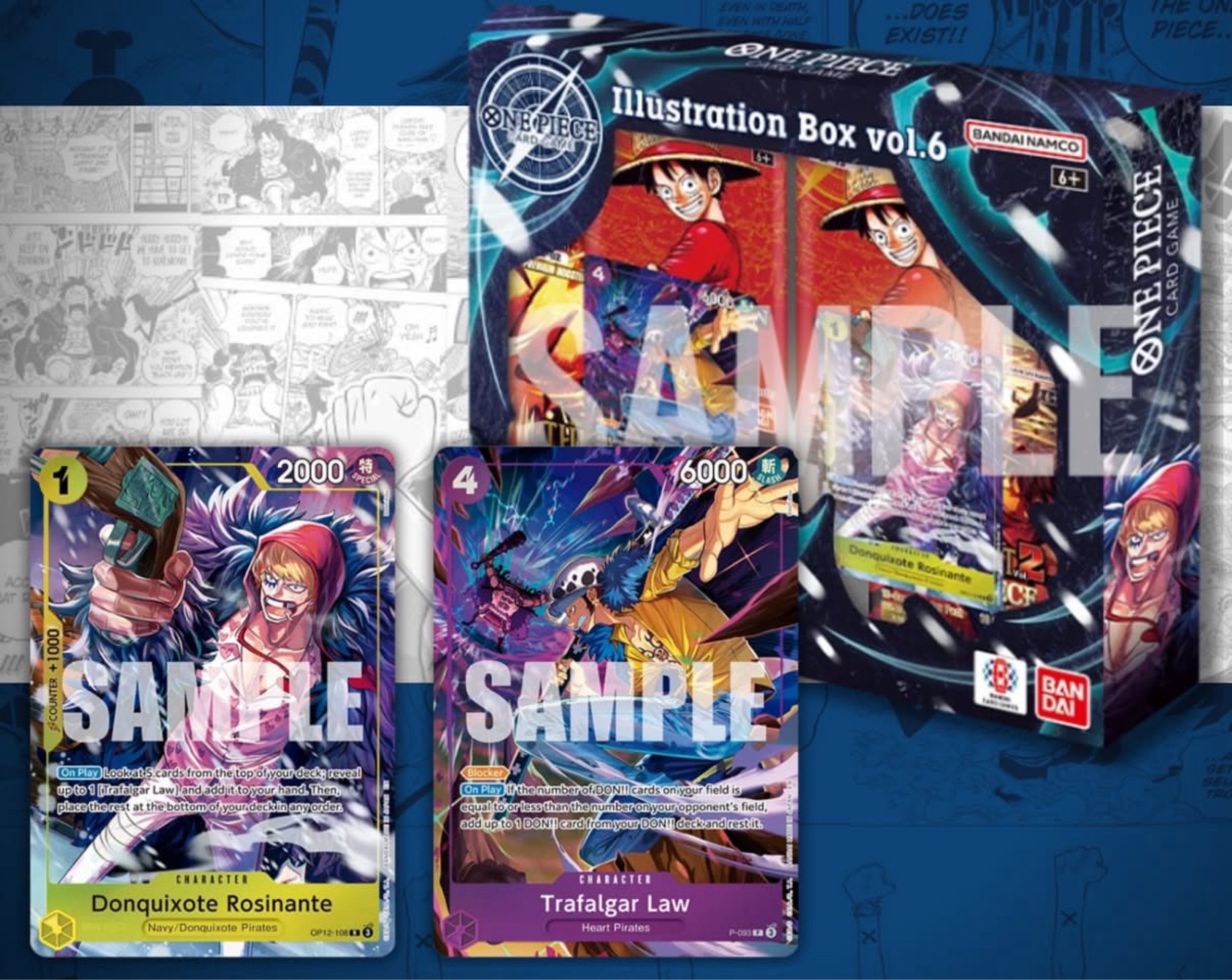 One Piece OPTCG Illustration Box Vol 5 & 6, Hobbies & Toys, Toys ...