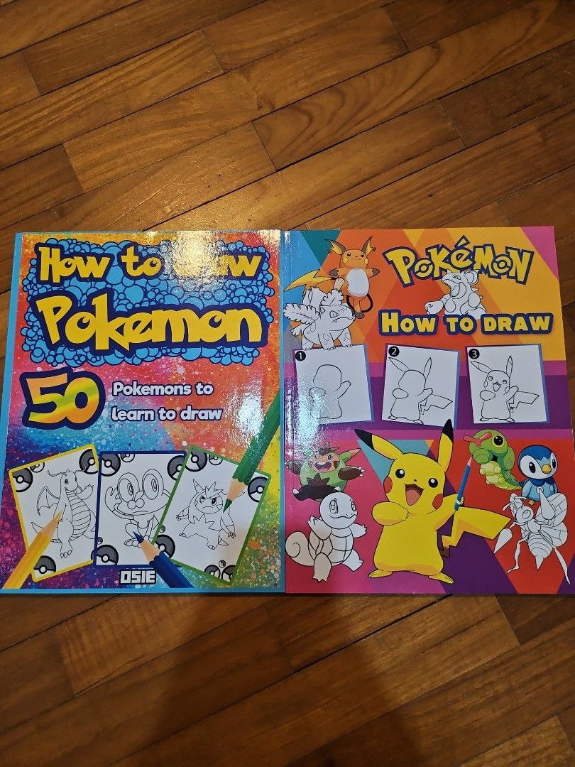 Pokemon How to Draw Books, Hobbies & Toys, Books & Magazines, Children ...