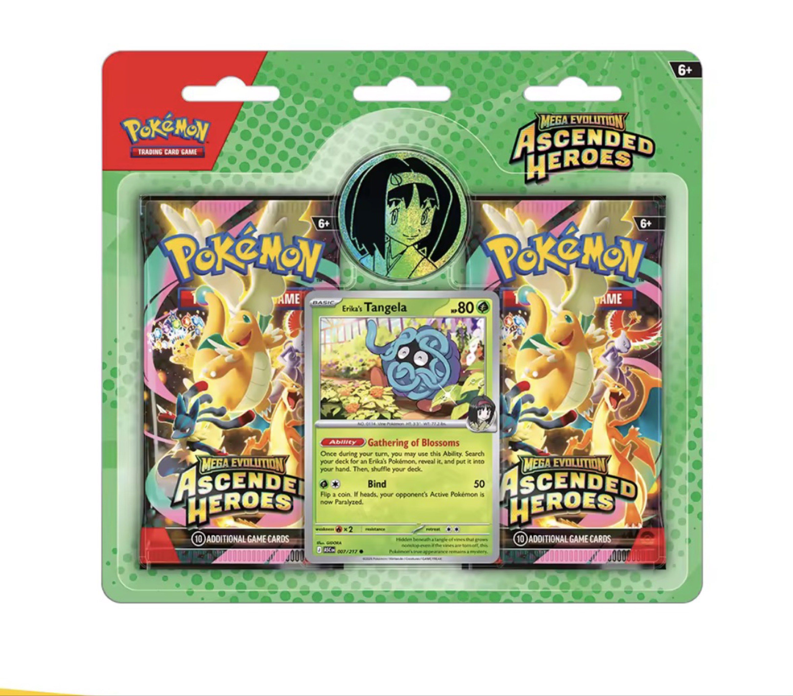 Pokemon Mega Evolution Ascended Heroes 2 pack blister, Hobbies & Toys ...