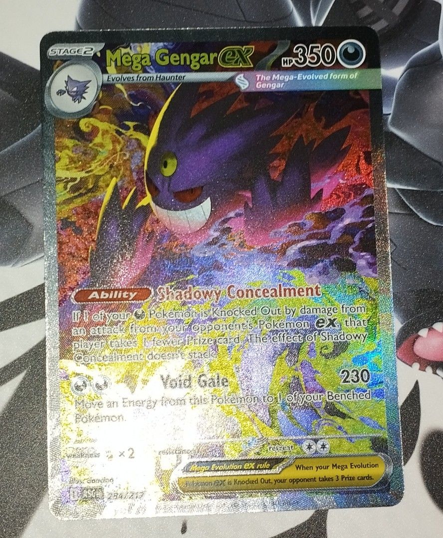 Pokémon TCG Ascended Heroes - Mega Gengar ex SIR, Hobbies & Toys, Toys ...
