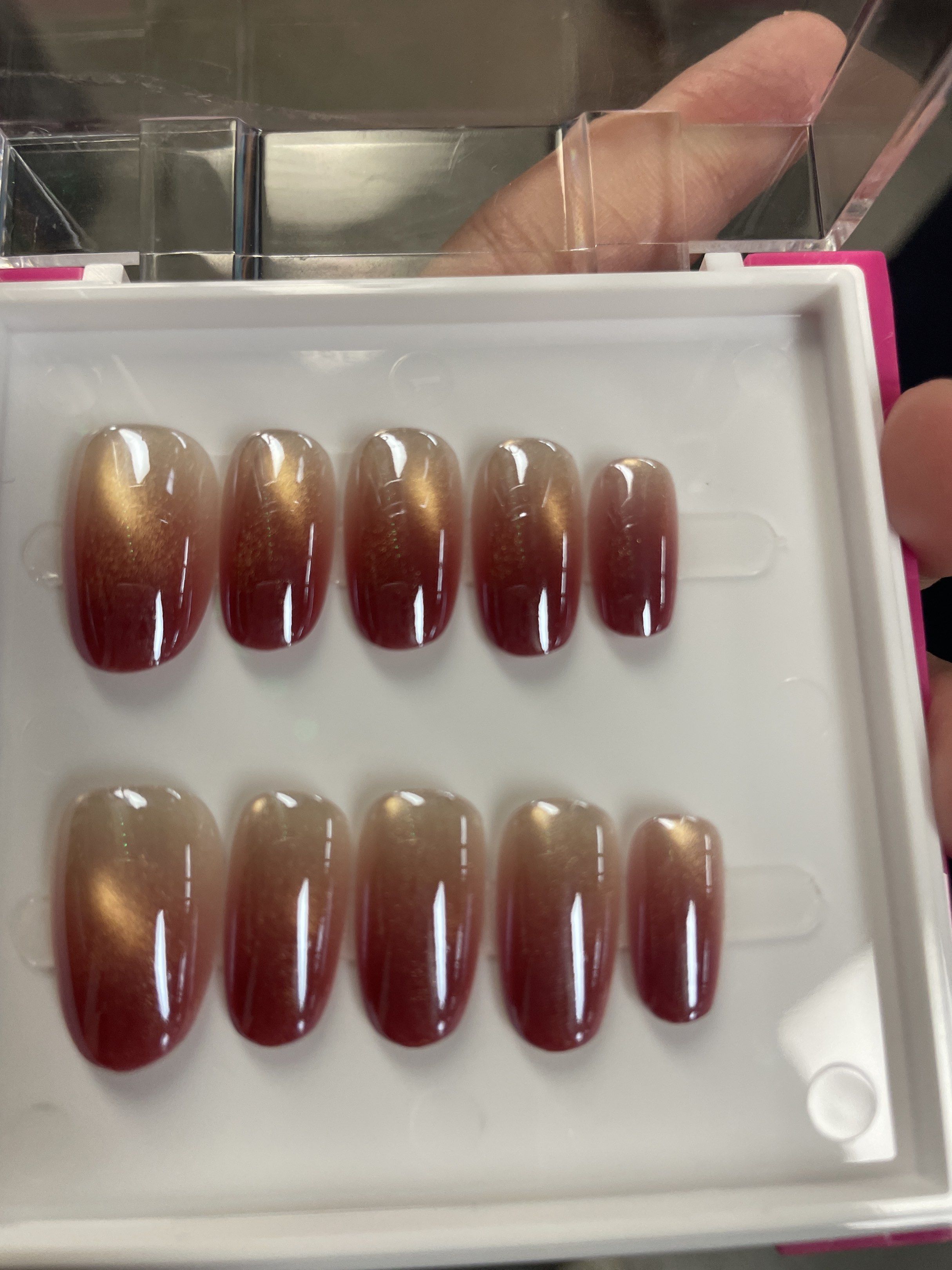 POM Press-on Nails - Ombre Design, Beauty & Personal Care, Hands ...