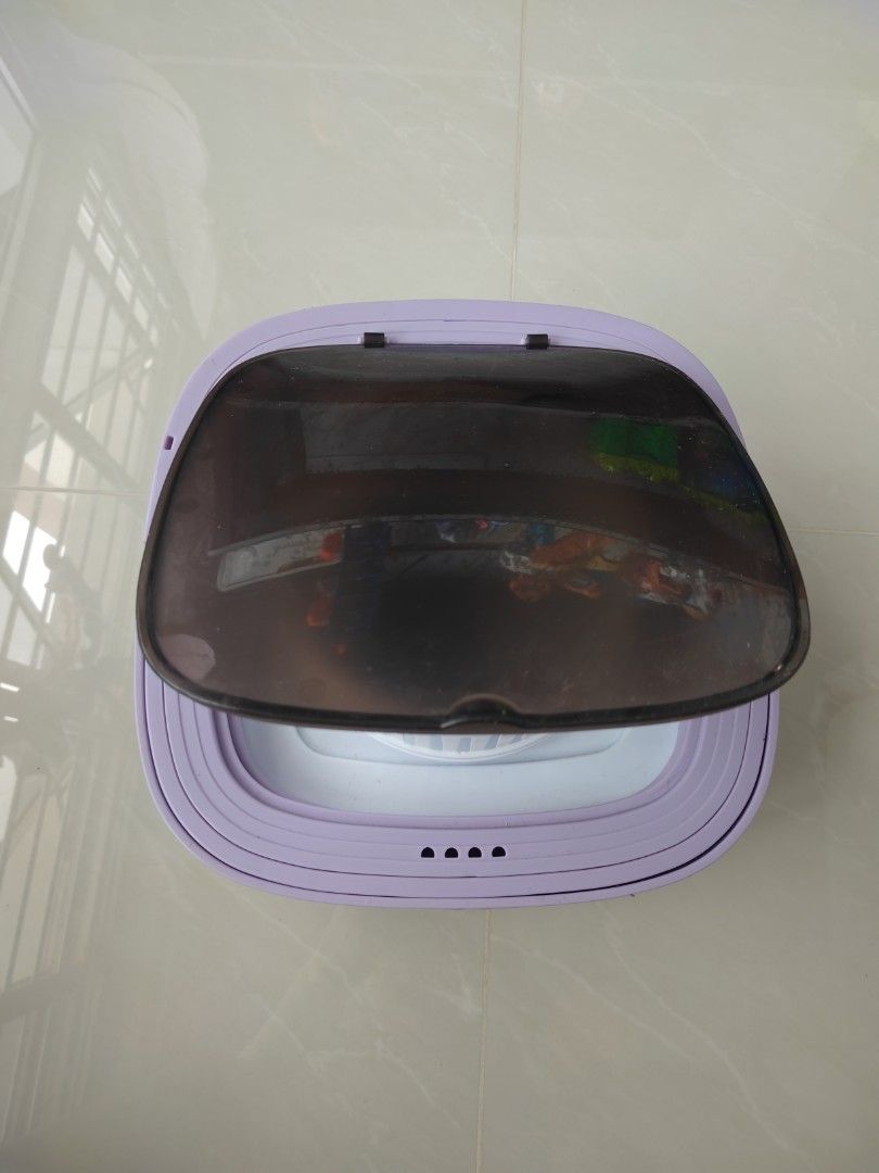 Portable Mini Washing Machine - Purple, TV & Home Appliances, Washing ...