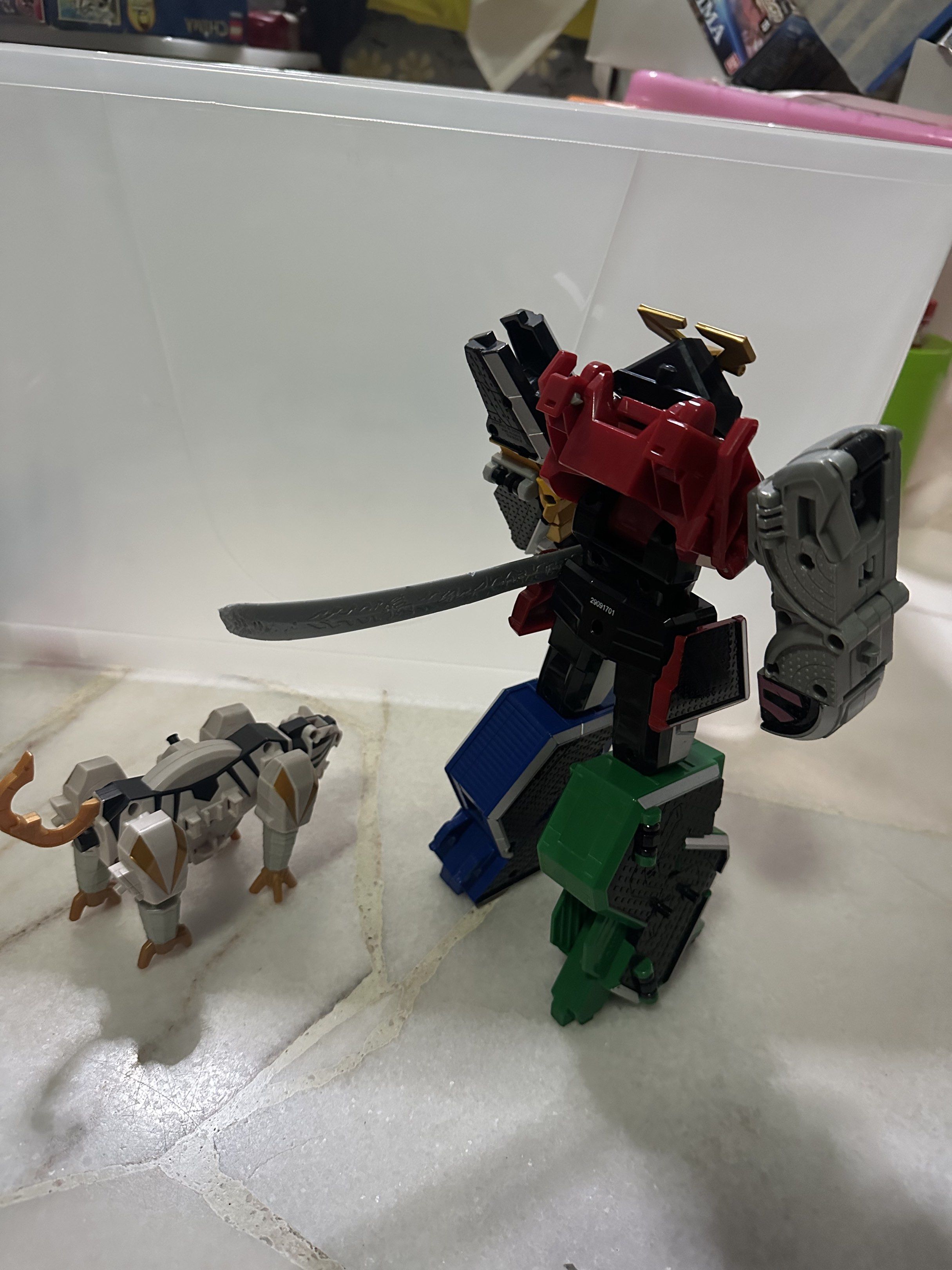 Power Rangers Samurai Samurai Megazord + Tiger Zord, Hobbies & Toys ...
