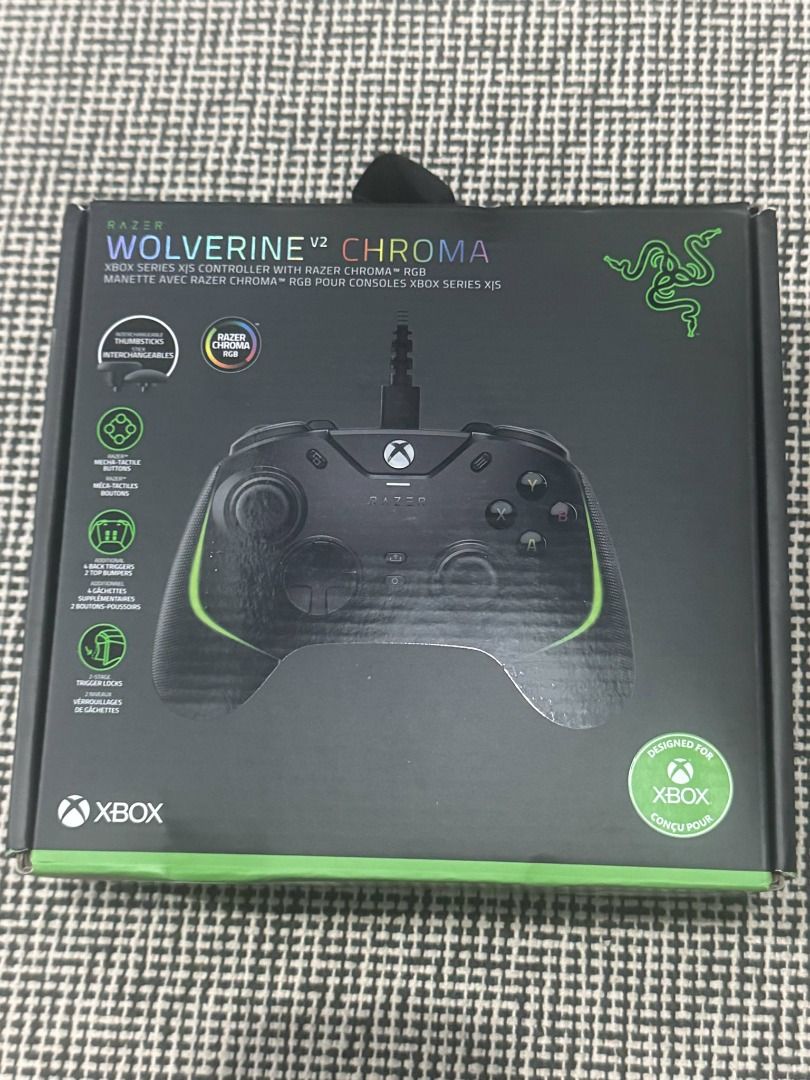 Razer Wolverine V2 Chroma Controller for Xbox Series X|S, Video Gaming ...