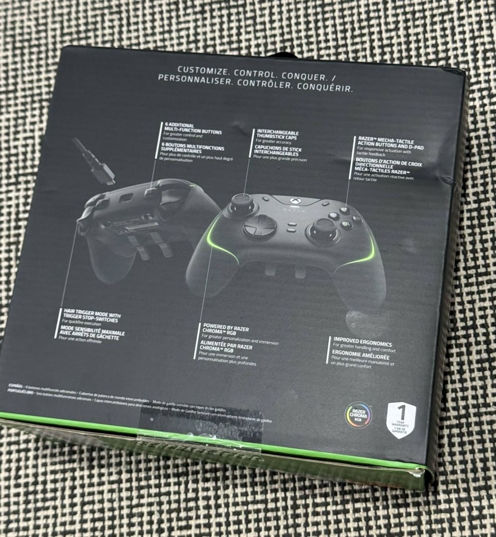 Razer Wolverine V2 Chroma Controller for Xbox Series X|S, Video Gaming ...