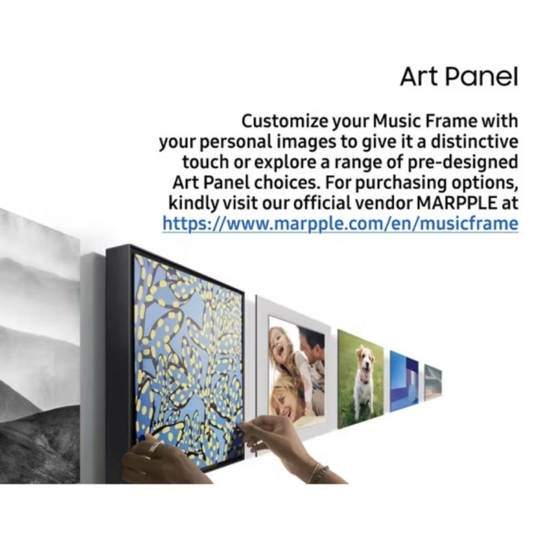 Samsung Music Frame - Customizable Art Panel Speaker, Hobbies & Toys ...