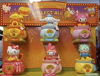 Sanrio Characters Lucky Coin Bank Blind Box, Hobbies & Toys, Toys ...