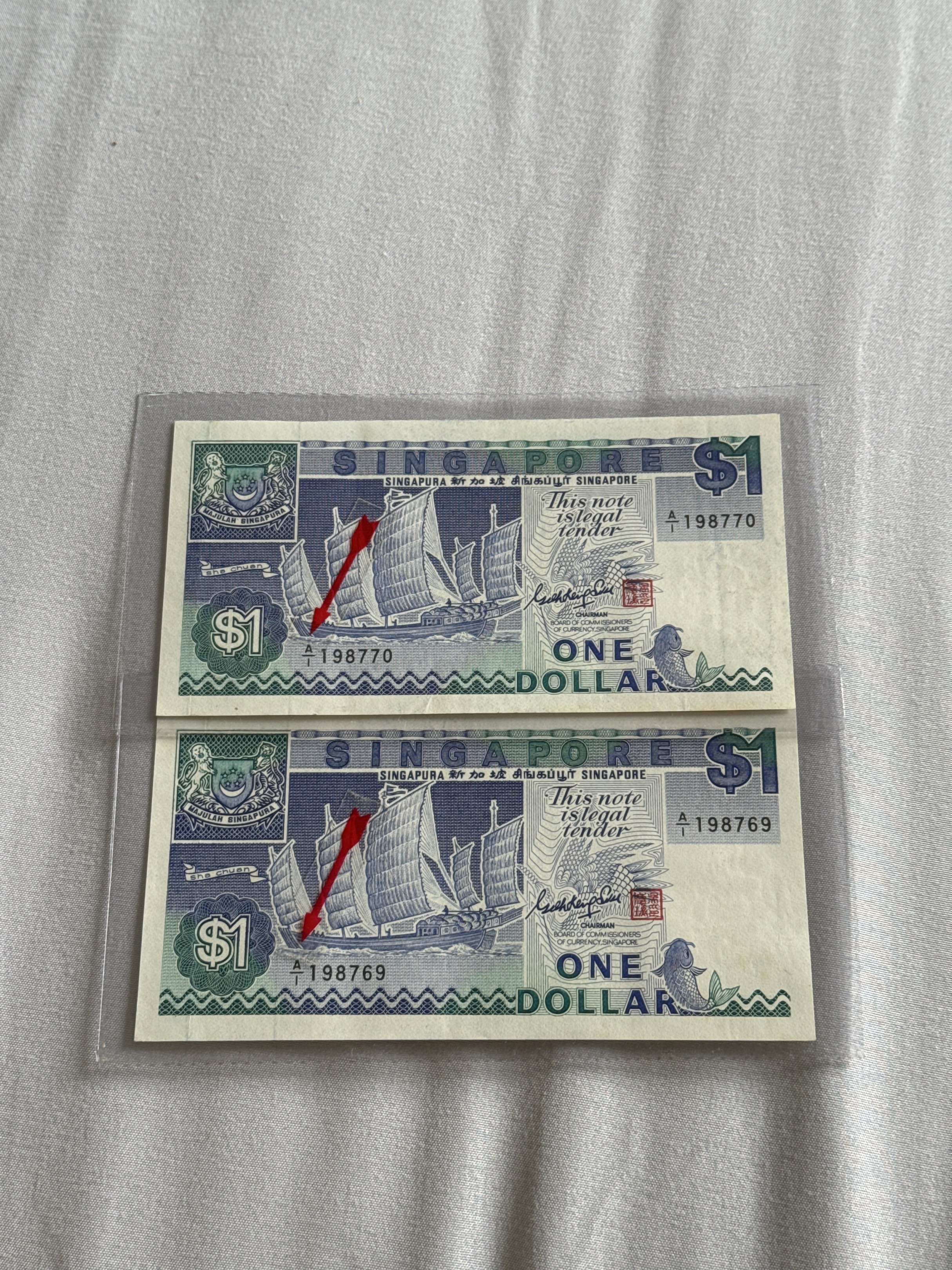 Ship series $1 with Prefix A1 2 run, Hobbies & Toys, Memorabilia ...