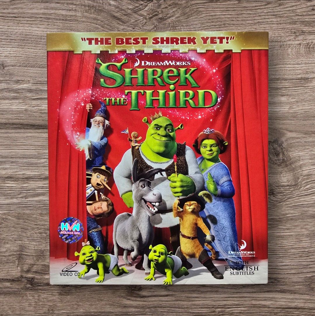 Shrek The Third (VCD Movie) 💽📀💿, Hobbies & Toys, Music & Media, CDs ...